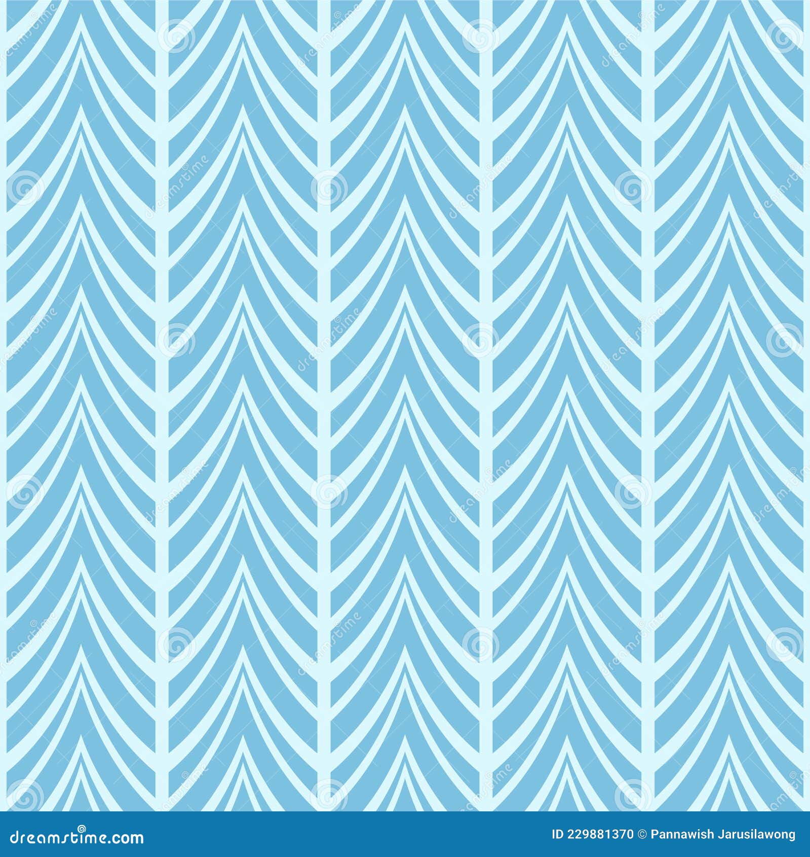 Japanese Sharp Corner Roof Wave Vector Seamless Pattern | CartoonDealer ...