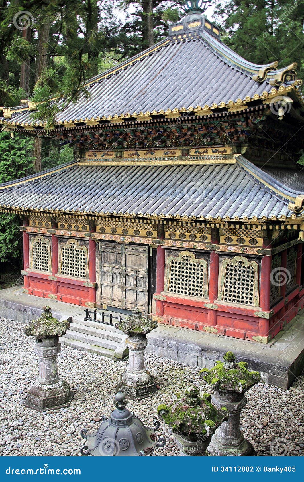 Japanese Shinto Buddhist Temples in Nikko Stock Photo - Image of holy ...