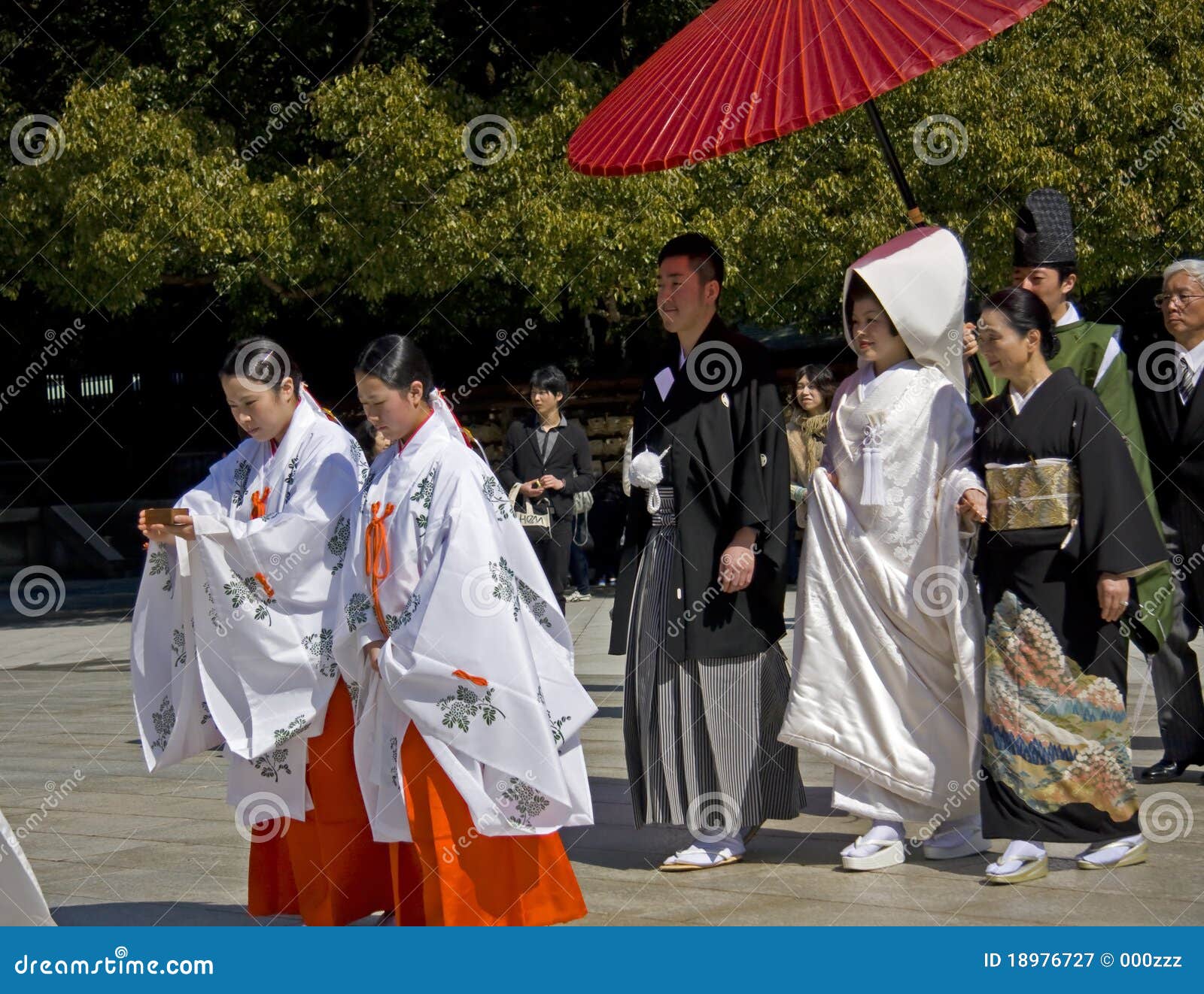Japanese Shinto Wedding Ceremony Editorial Photography - Image of meji ...
