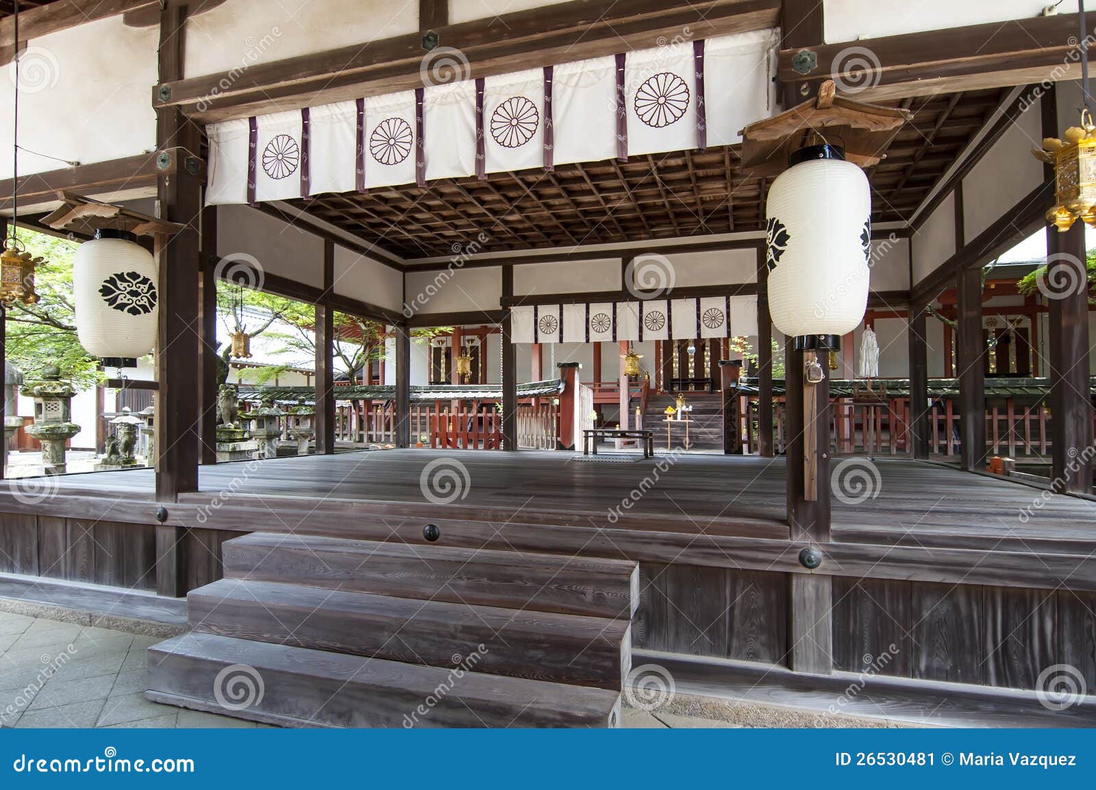 Japanese Shrine stock image. Image of beautiful, east - 26530481
