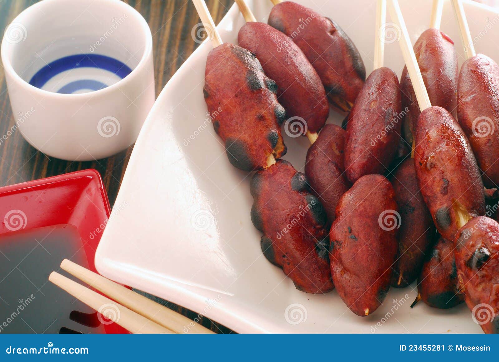 Japanese Skewer Sweet Potato Stock Image - Image of food, meal: 23455281