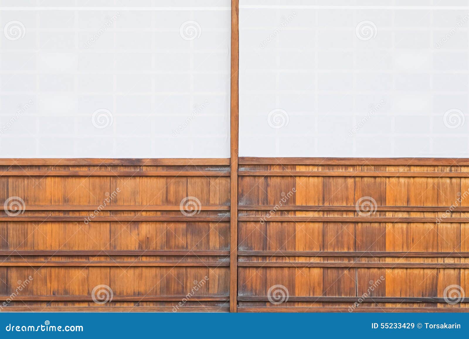 Japanese Sliding Paper Door Shoji Stock Image - Image of culture, long ...