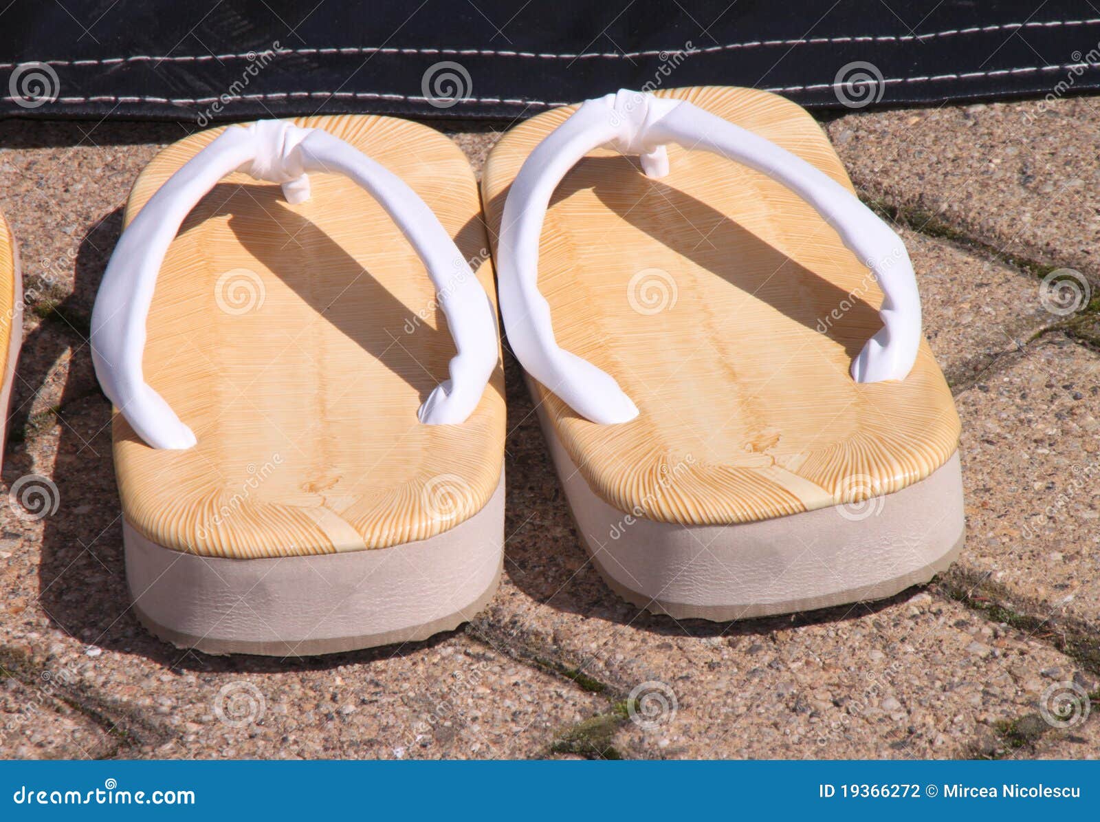 Japanese slippers stock photo. Image of thong, orient - 19366272