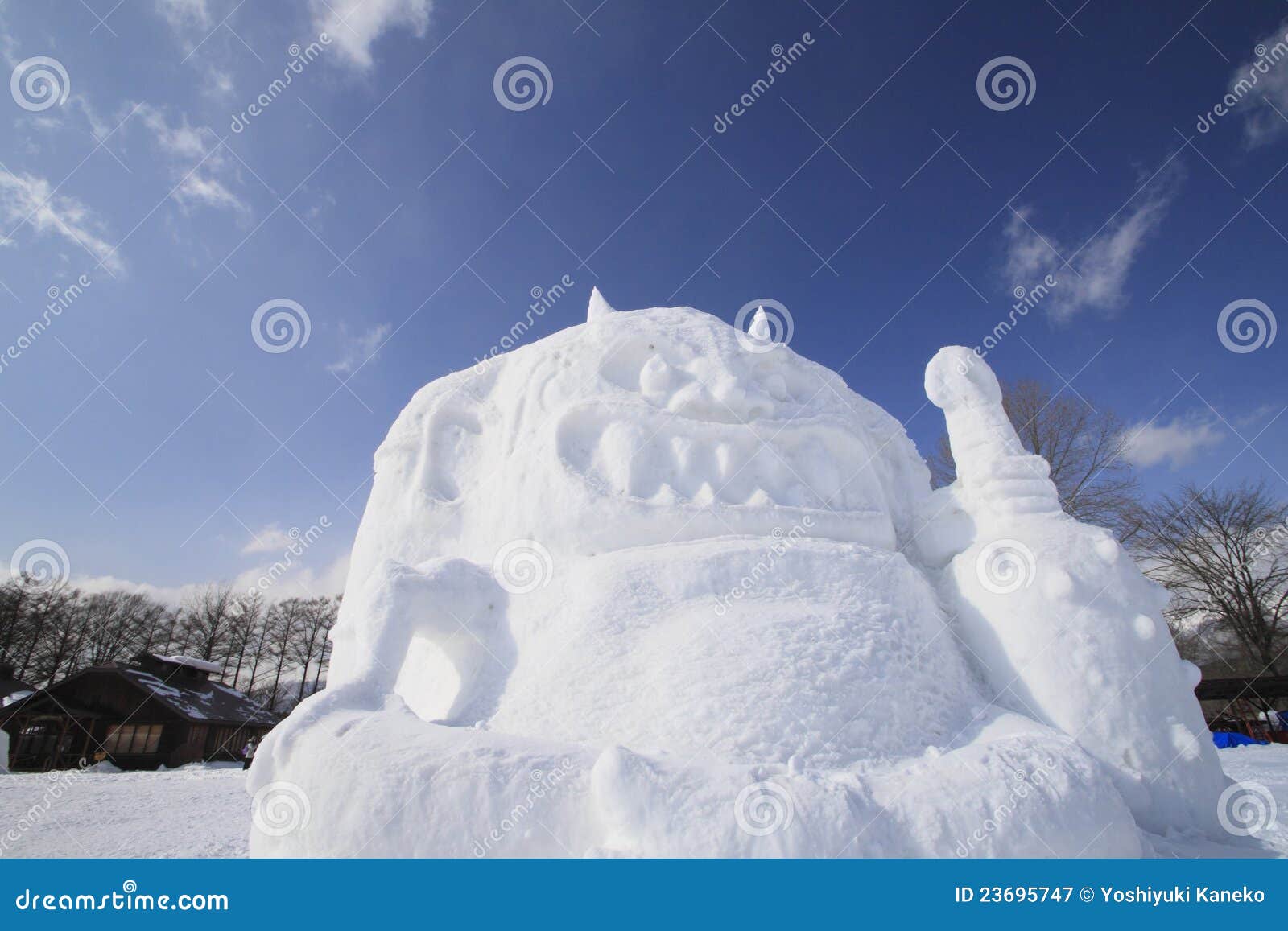 Japanese snow festivals editorial photography. Image of japanese - 23695747