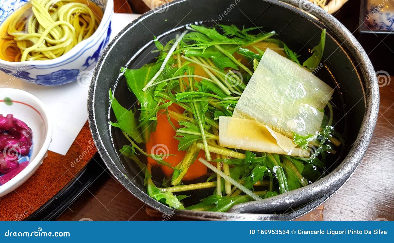 Japanese soup missoshiro stock photo. Image of asia - 169953534
