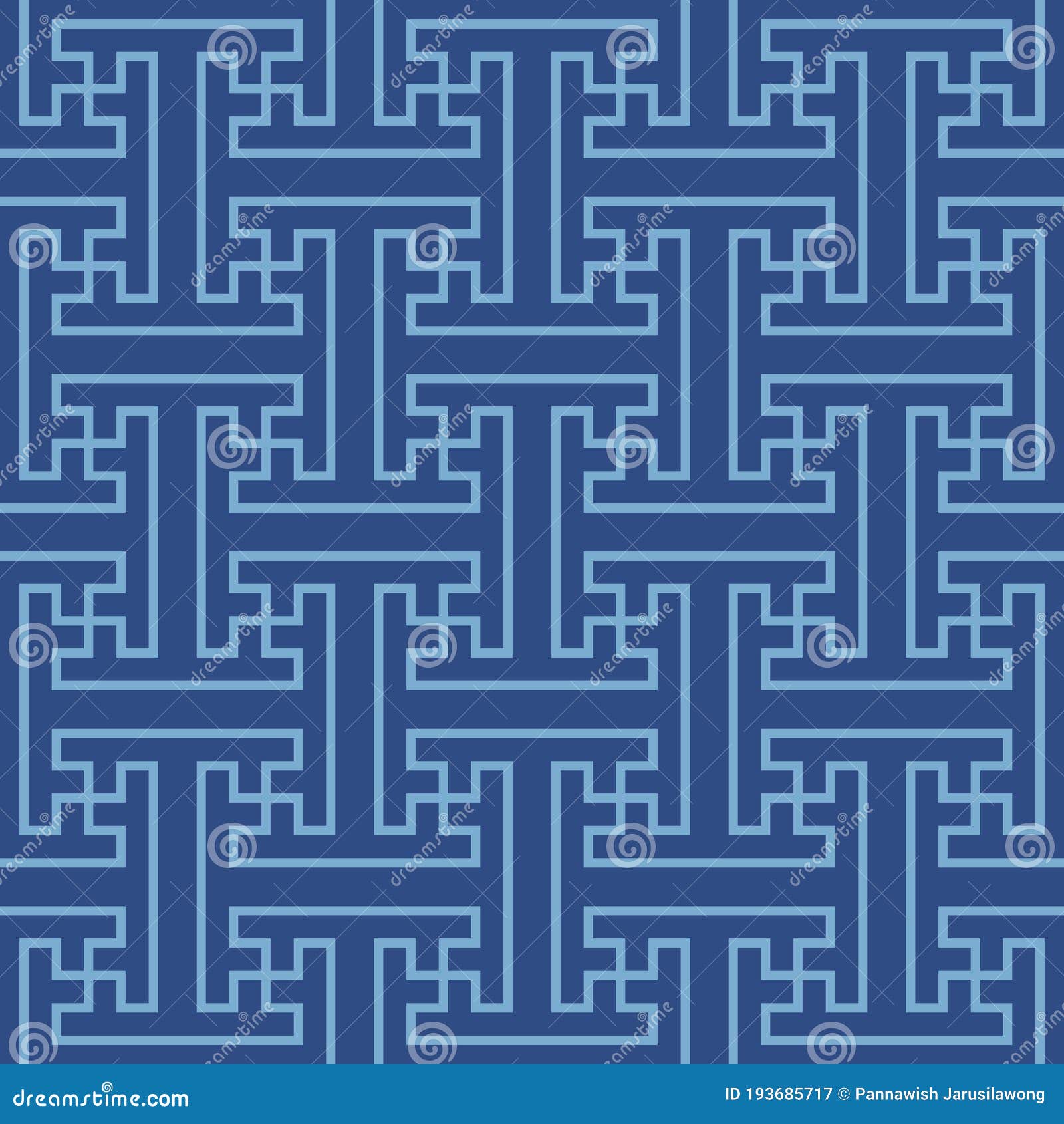 Japanese Square Maze Vector Seamless Pattern Stock Vector ...
