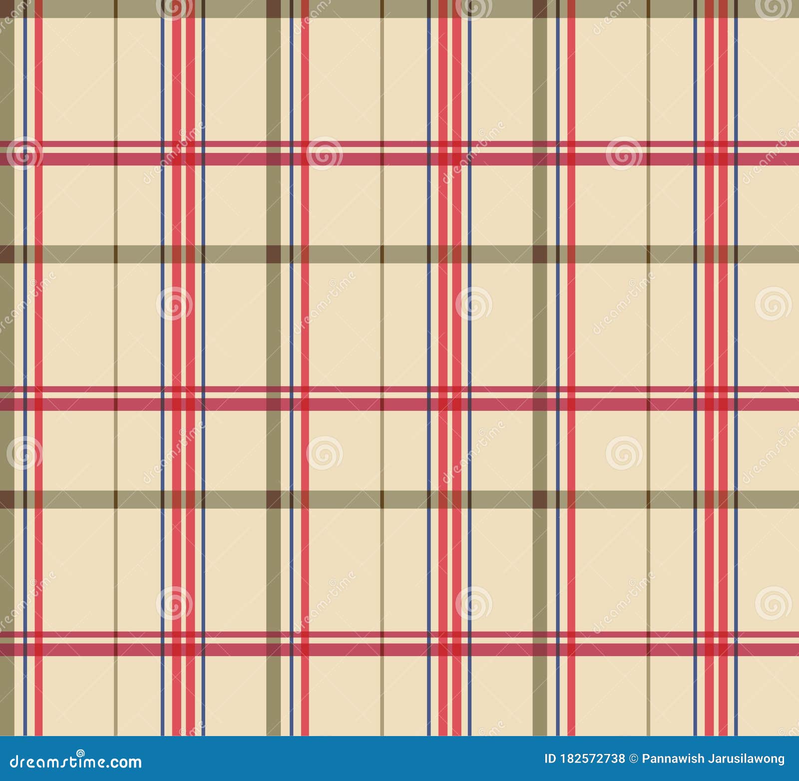 Japanese Square Plaid Vector Seamless Pattern Stock Vector ...