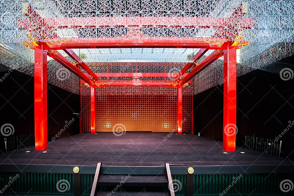 Japanese Stage editorial stock image. Image of arts - 108196799