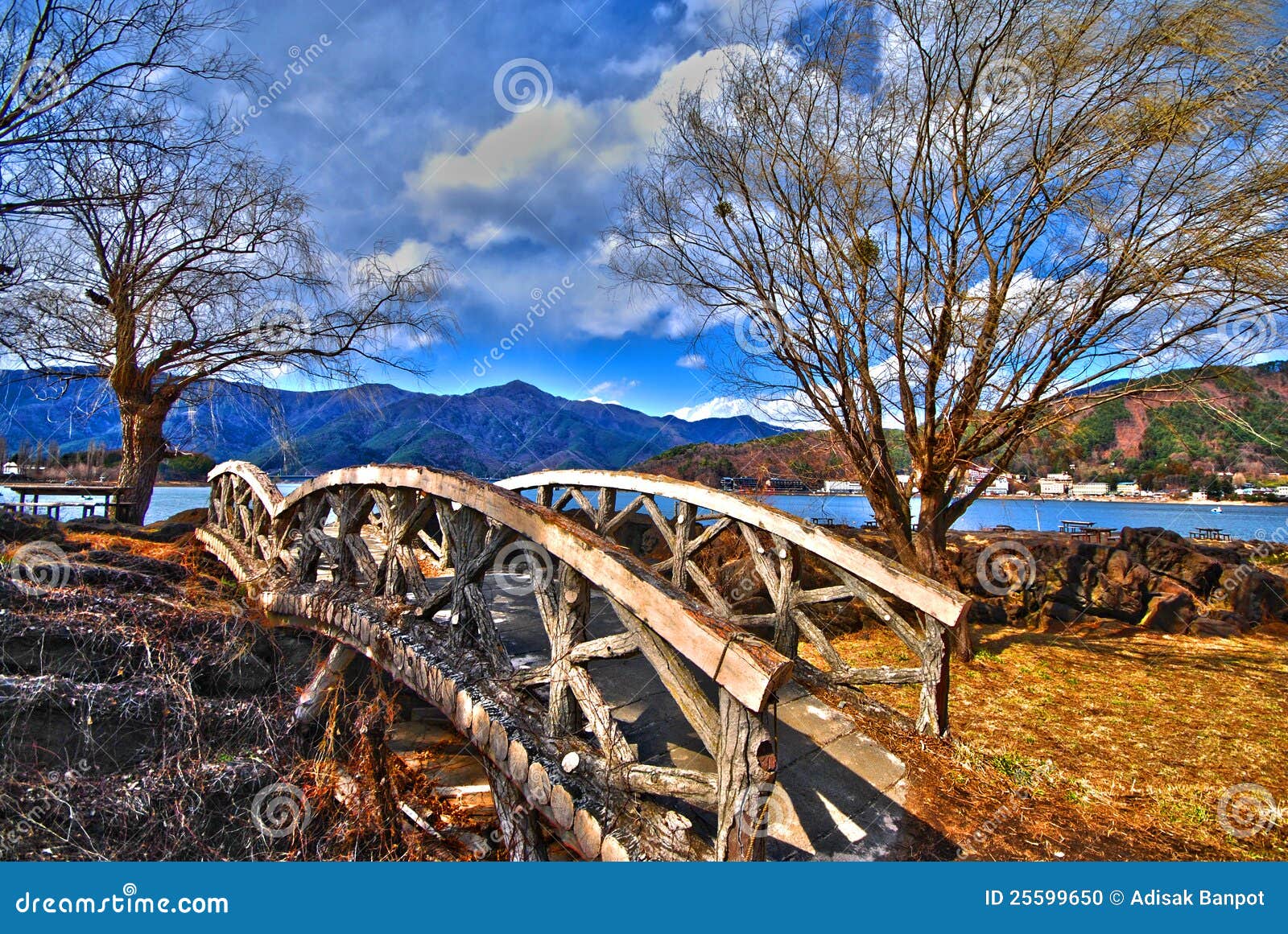 Japanese Stone Bridge stock photo. Image of outdoor, architecture ...