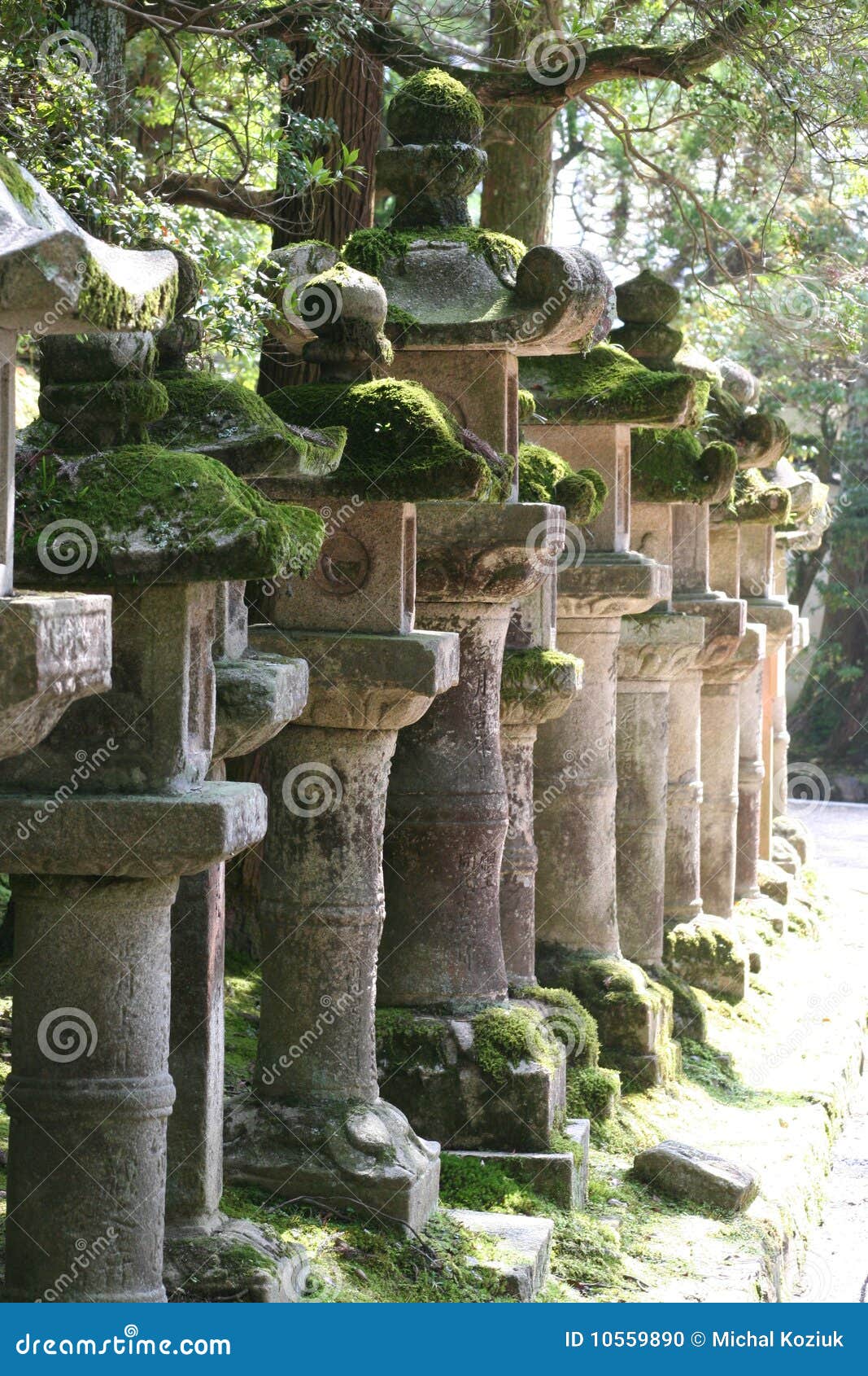 Japanese Stone Statue Ksitigarbha Bodhisattva Stock Image ...