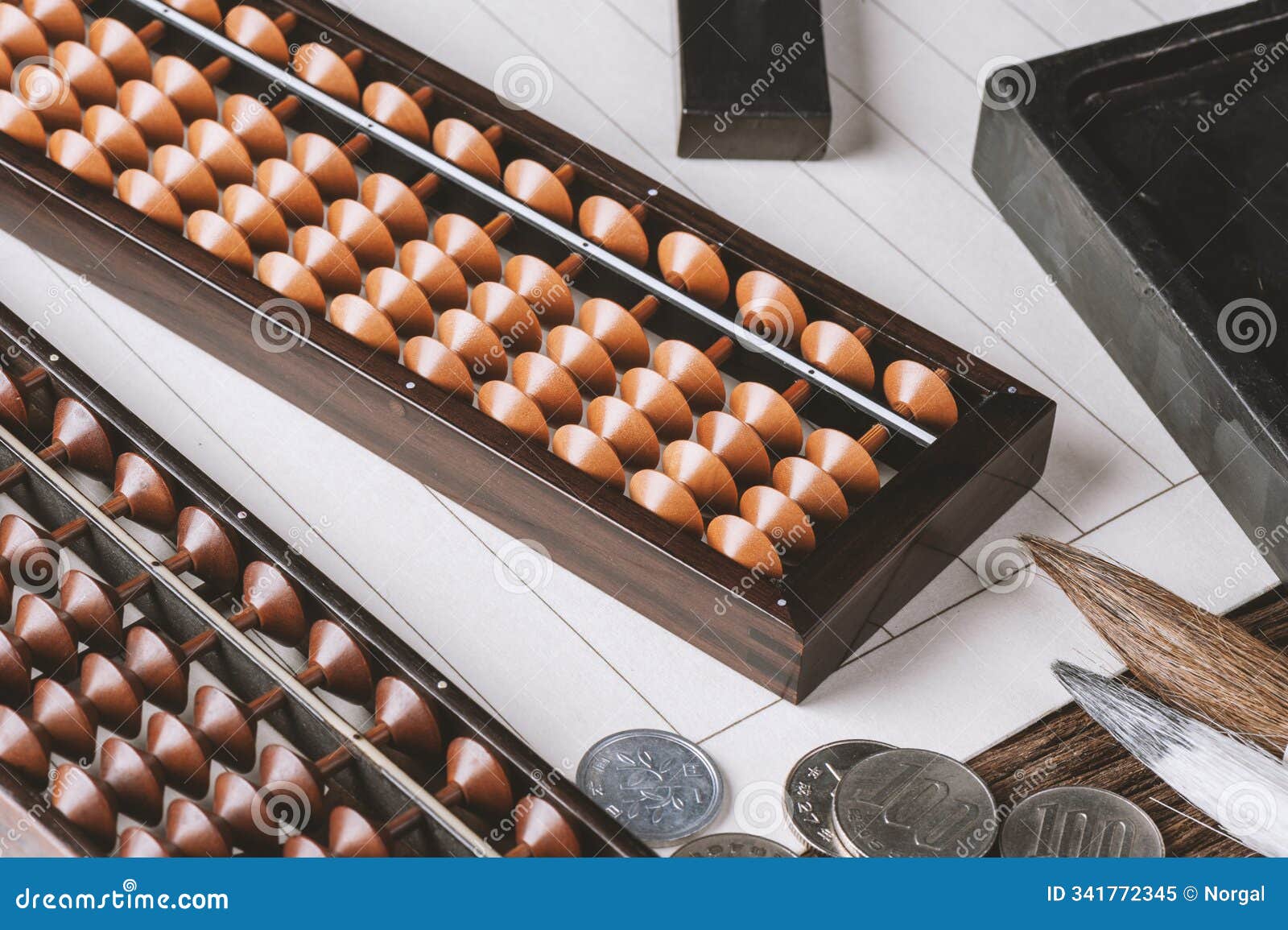 Japanese style abacus stock image. Image of mathematical - 341772345