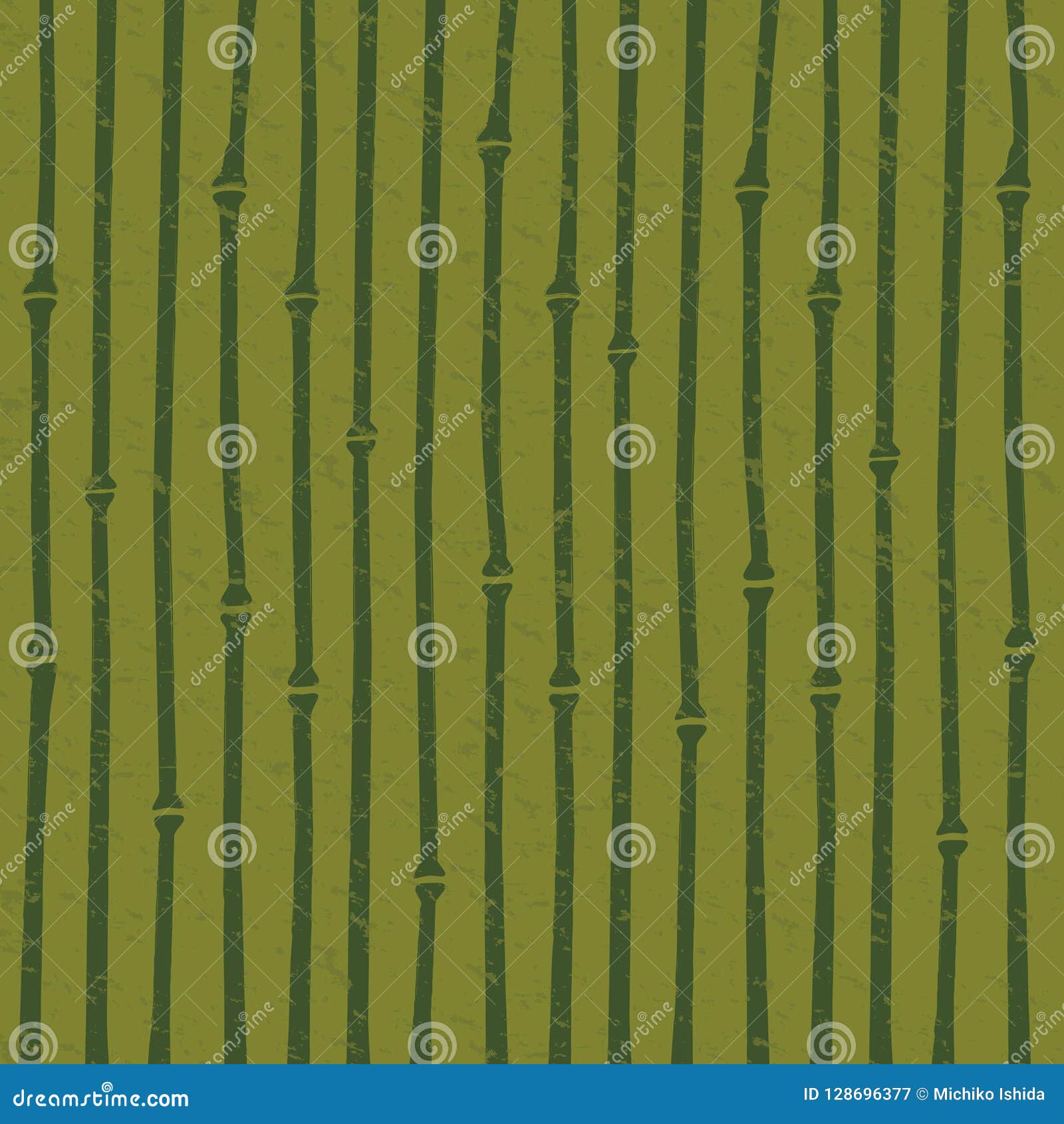 Japanese Style Bamboo Tree Stripe Pattern Stock Vector - Illustration ...