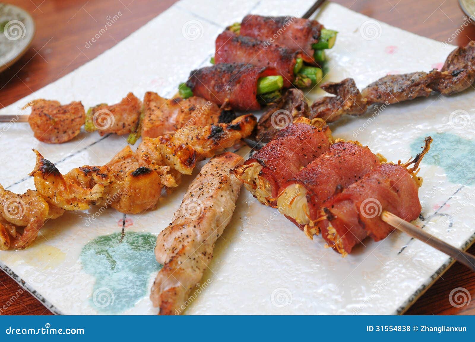 Japanese-style barbecue stock photo. Image of jumbo, cuisine - 31554838