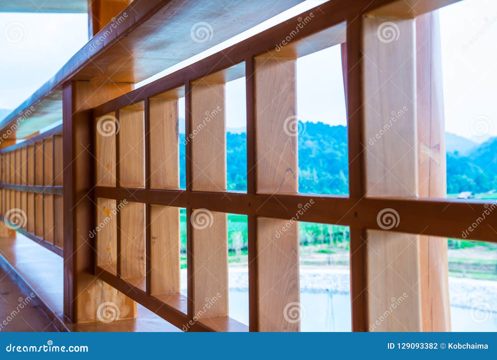 Japanese Style Corridor with Natural View Stock Photo - Image of asian ...