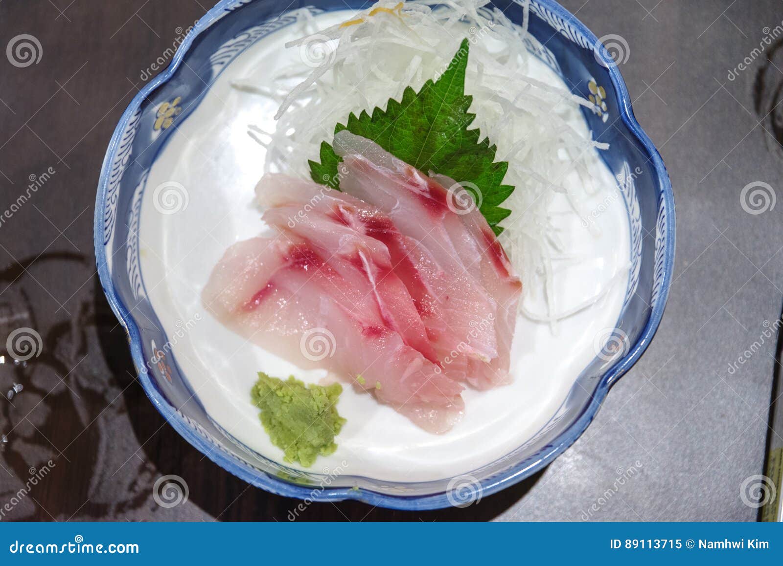 Japanese Style Flatfish Sushi Stock Image - Image of view, black: 89113715