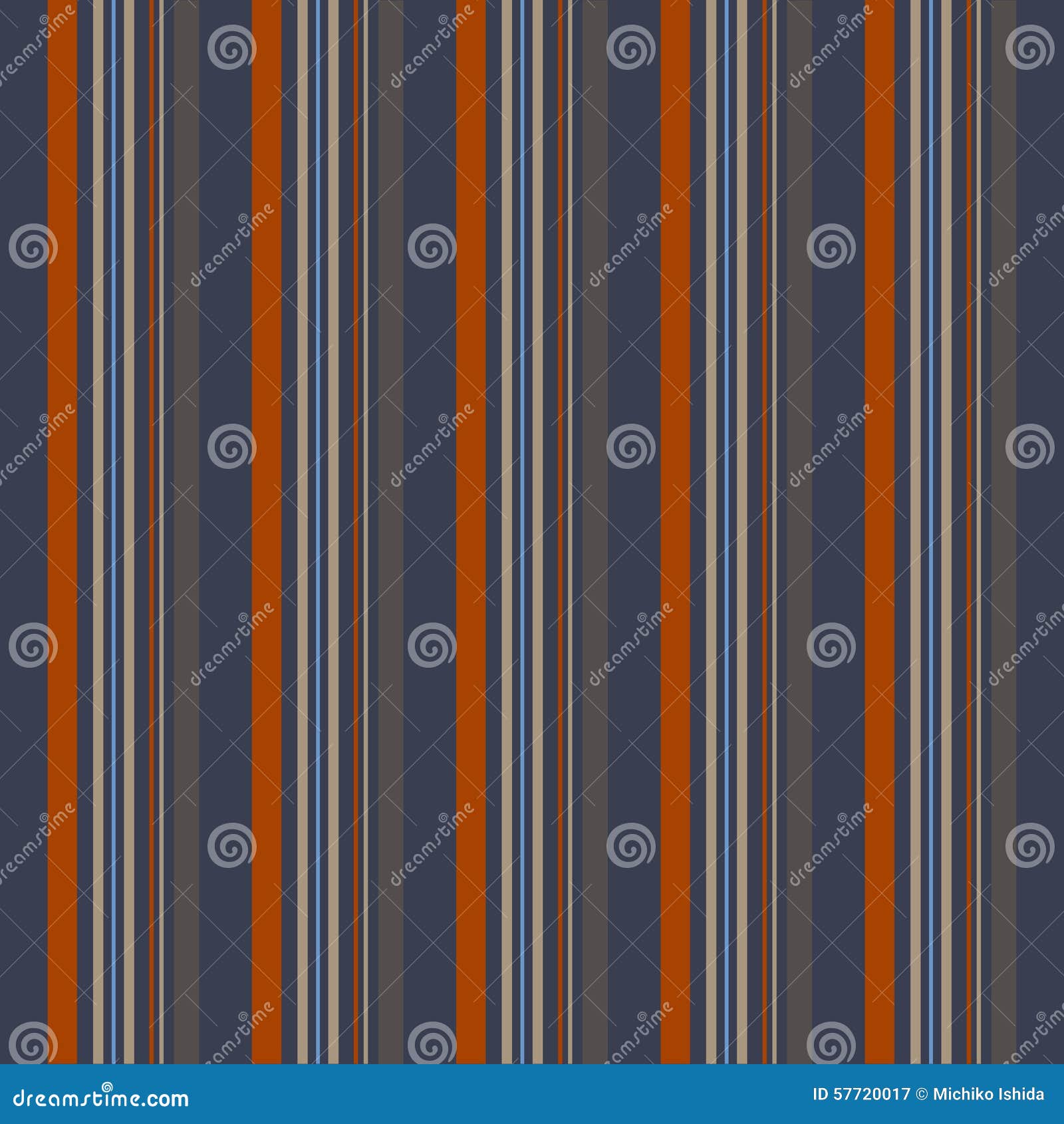 Japanese Style Stripe Pattern Stock Illustration - Illustration of blue ...