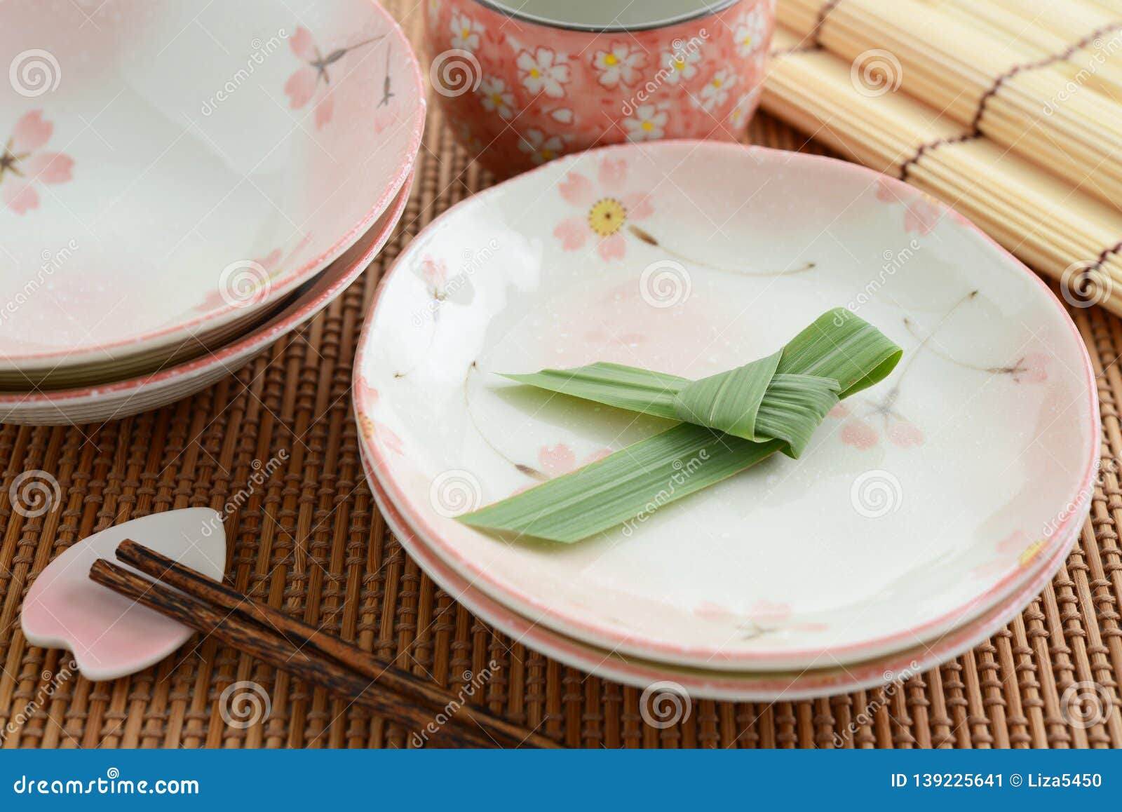 Japanese style tableware stock image. Image of bowl - 139225641
