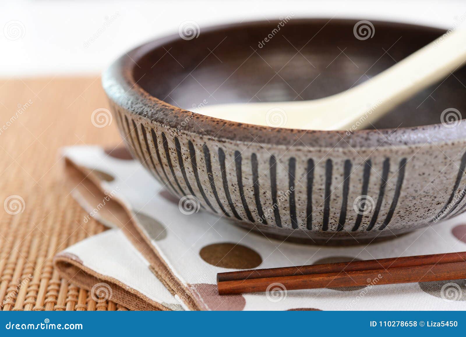 Japanese style tableware stock photo. Image of isolated - 110278658