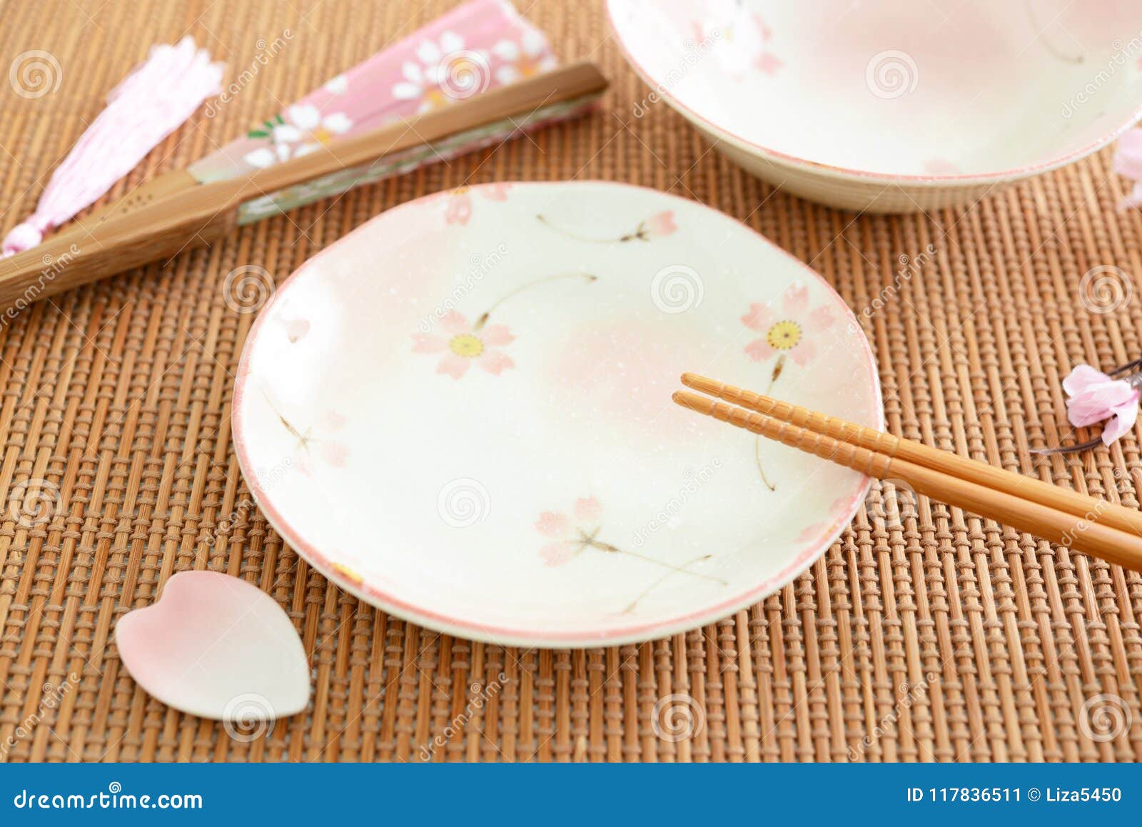 Japanese style tableware stock image. Image of beautiful - 117836511