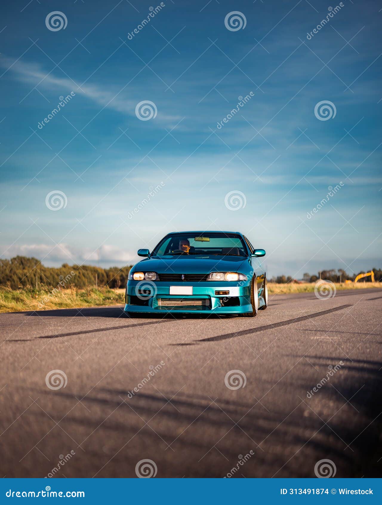 Japanese Subaru Impreza, Nissan 370Z And Skyline R33 Parked Outdoors ...