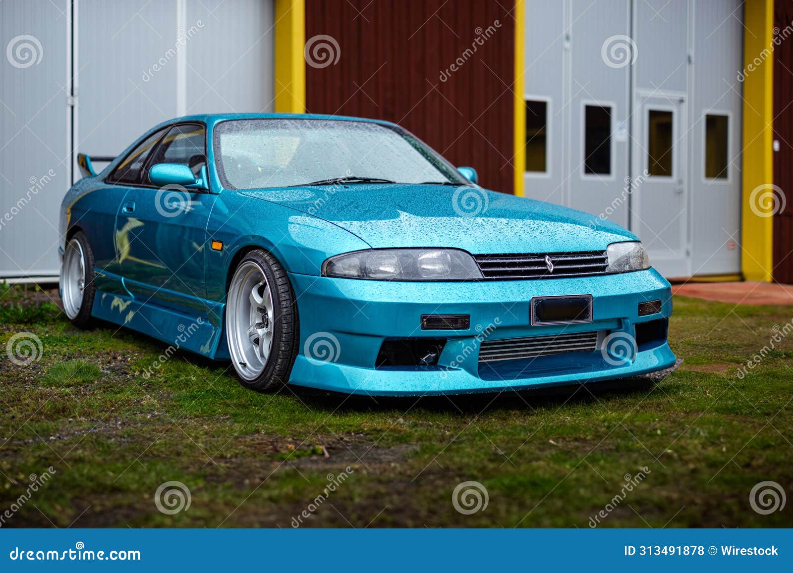 Japanese Subaru Impreza, Nissan 370Z And Skyline R33 Parked Outdoors ...