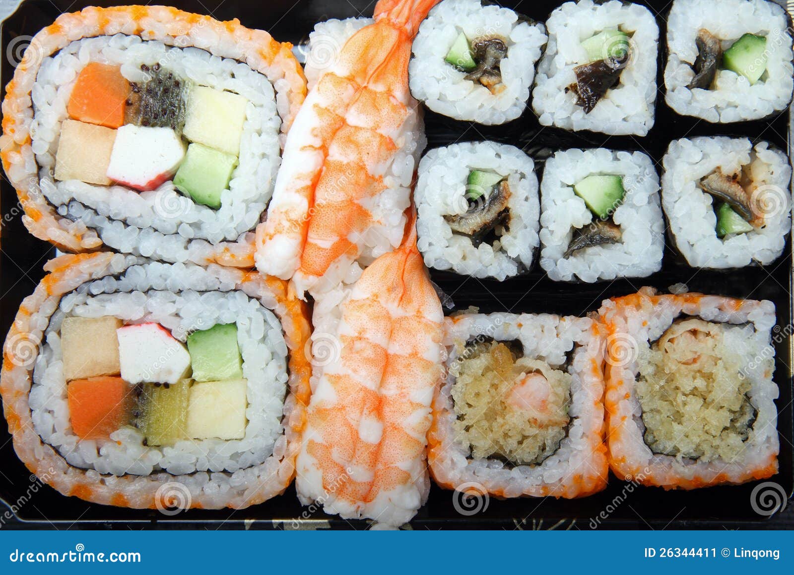 Japanese Sushi Menu Background. Hand Darwn Sketch Illustrations Royalty ...