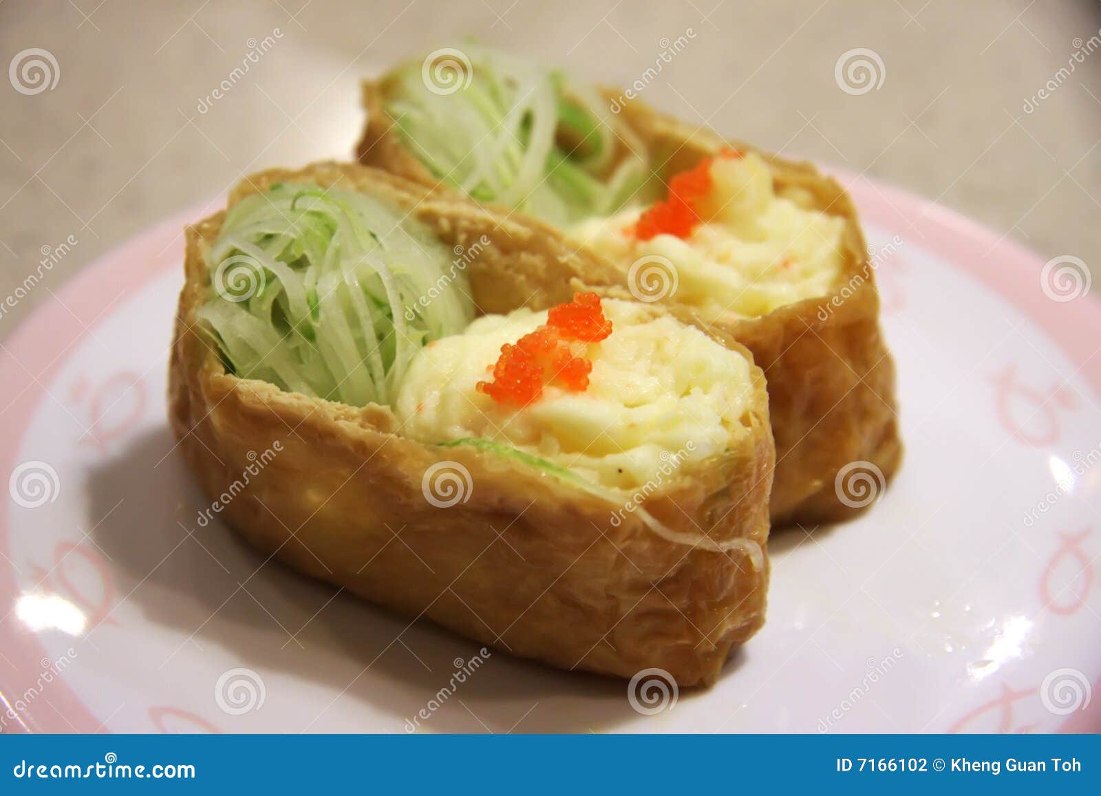 Japanese sushi stock photo. Image of food, asia, fish - 7166102