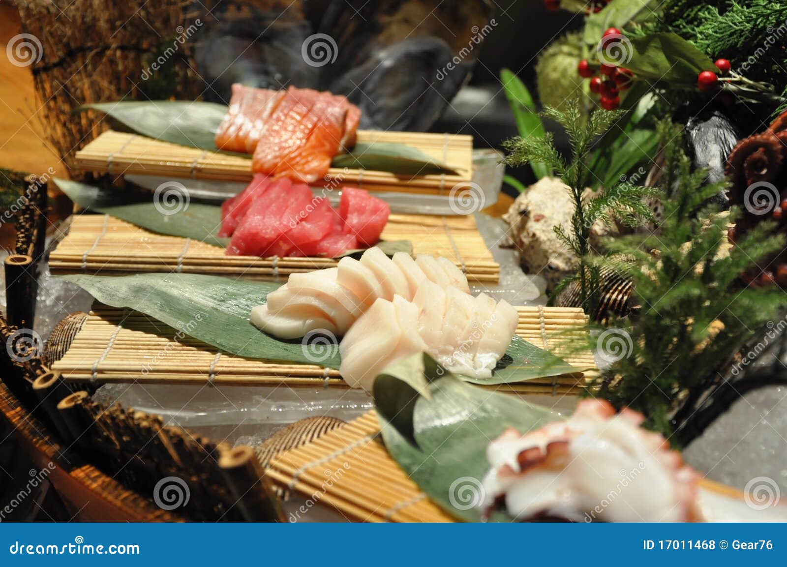 Japanese Sushi platter stock photo. Image of plate, ocean - 17011468