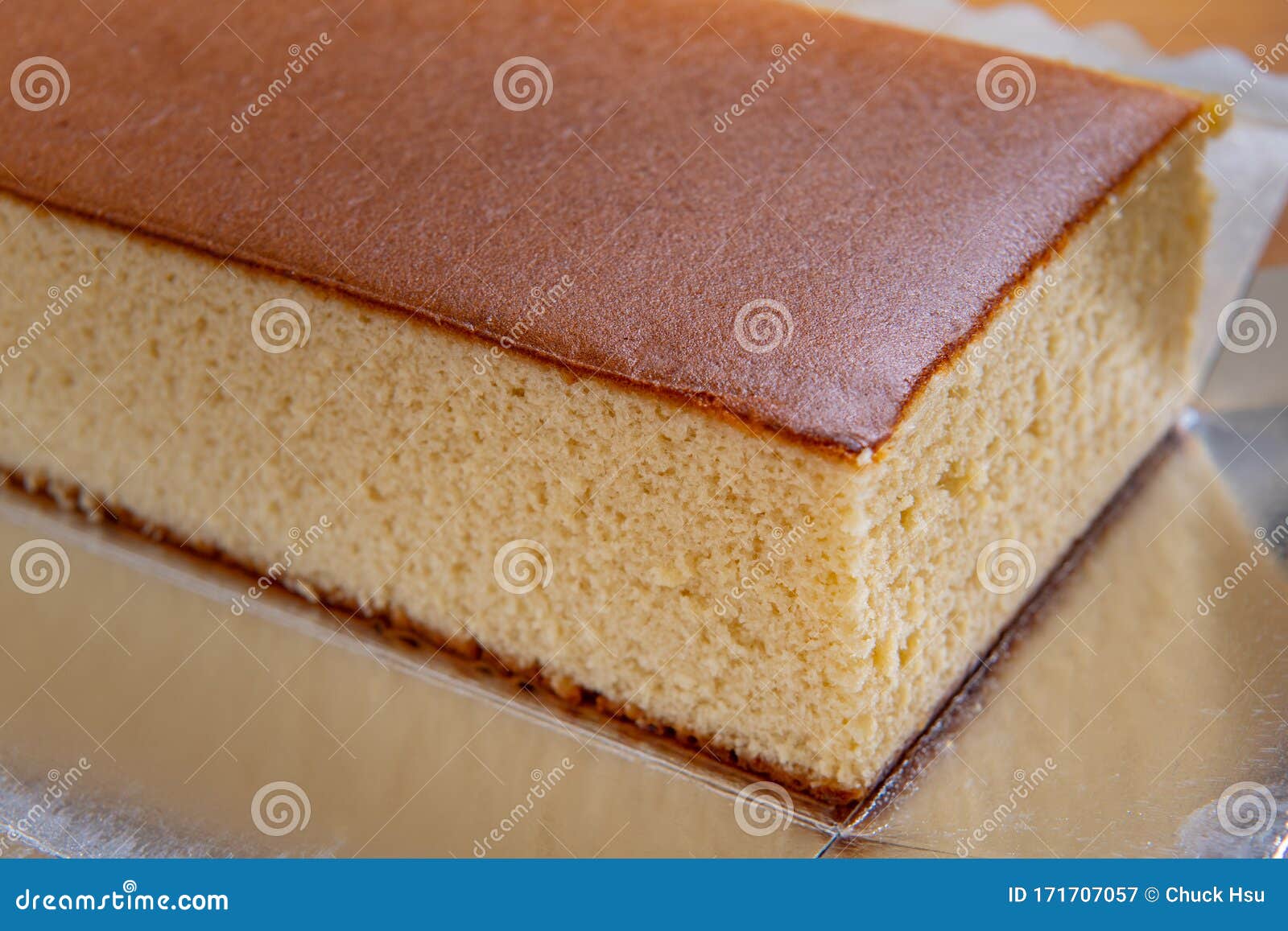 Japanese Sweets, Castella Cake, Japanese Sponge Cake Stock Image ...