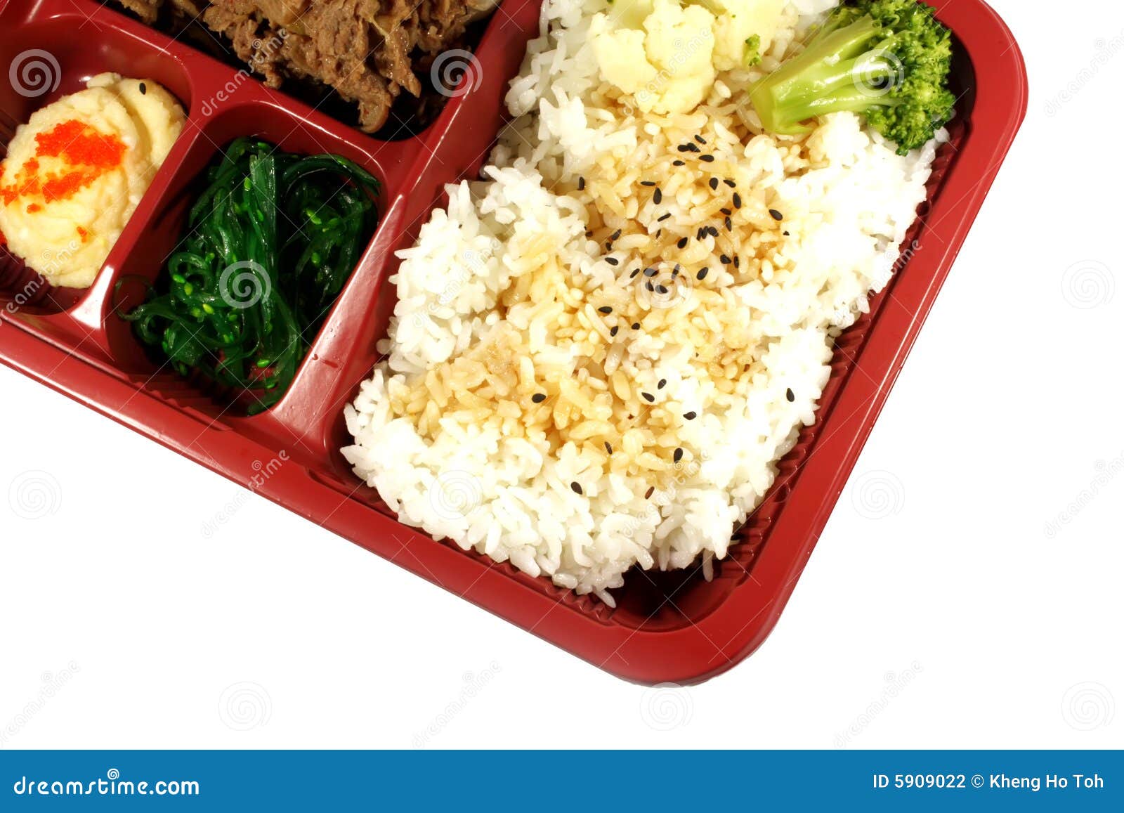 Japanese Take Out Meal Set stock photo. Image of sesame - 5909022