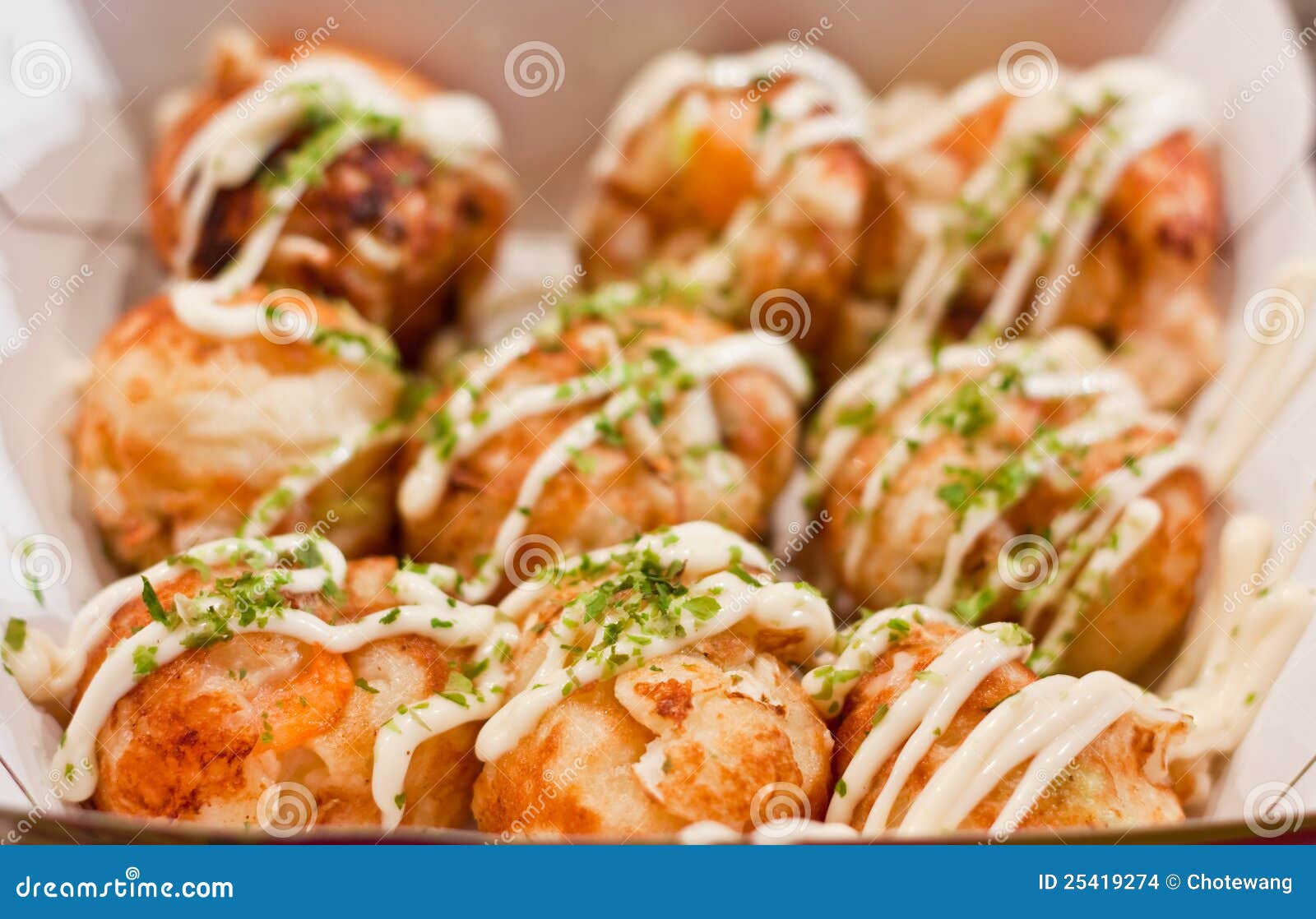 Japanese Tako Yaki stock photo. Image of traditional - 25419274