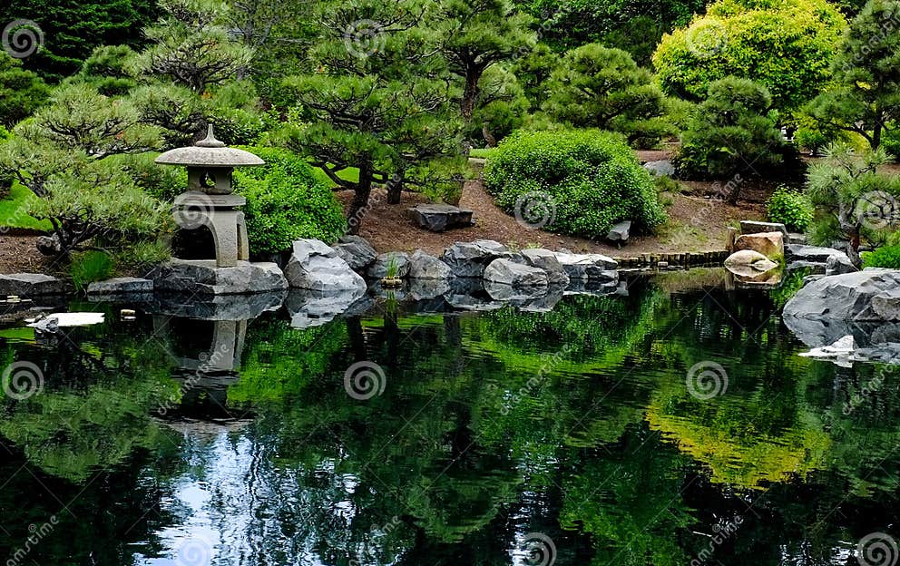 Japanese tea Garden stock photo. Image of garden, water - 40903906