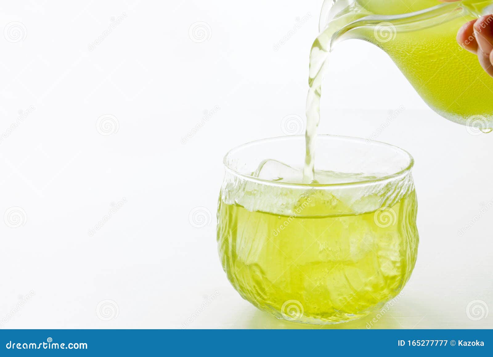 Japanese Tea, Green Tea, Cold Green Tea Stock Image - Image of mint ...