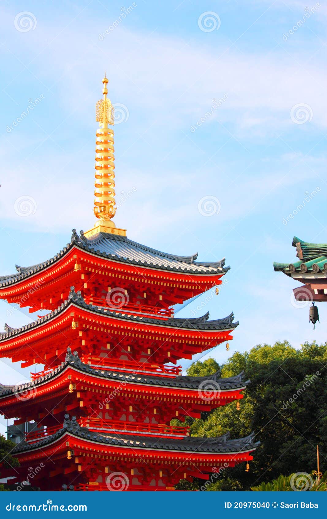 Japanese temple stock photo. Image of asia, architecture - 20975040