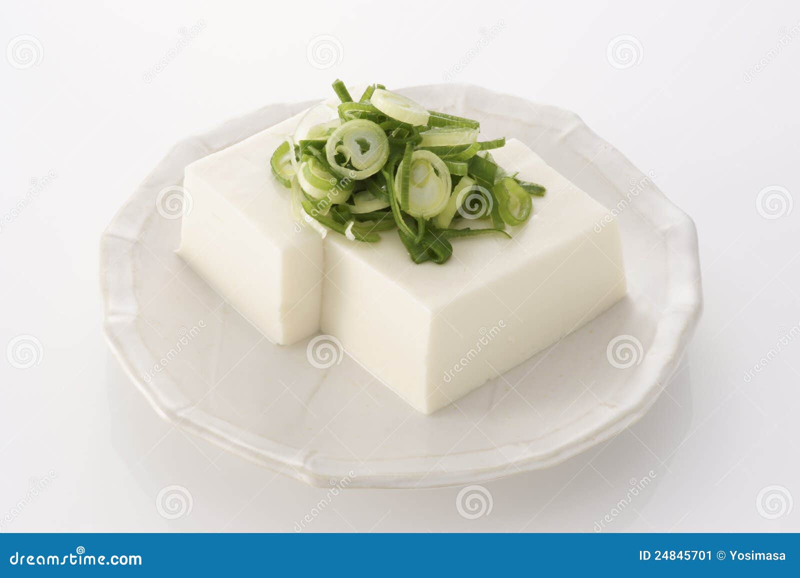 Japanese Tofu in summer stock image. Image of japanese - 24845701