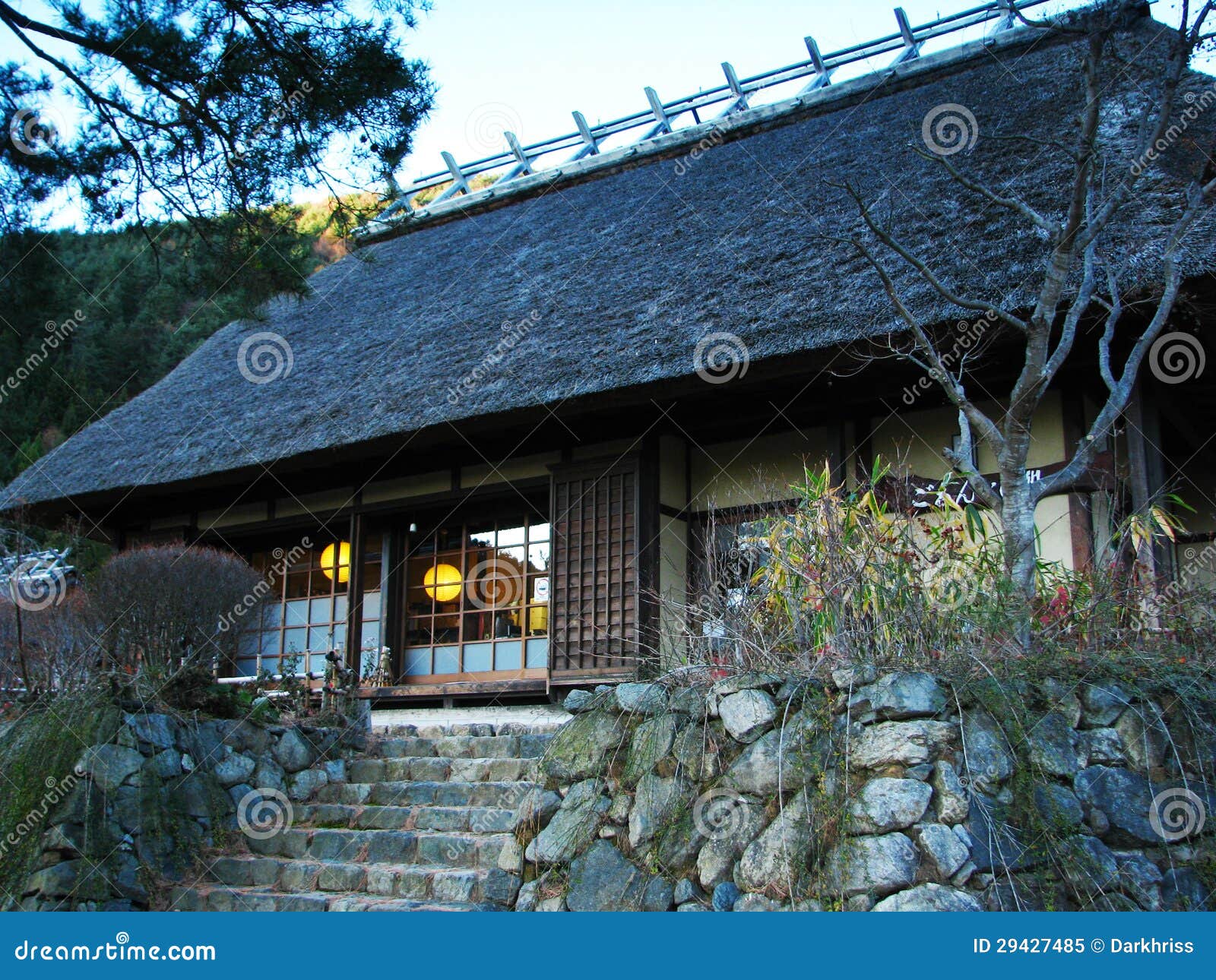 Japanese traditional house stock image. Image of japan - 29427485