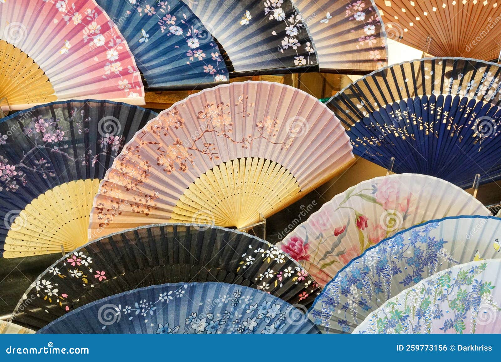 Japanese Traditional Sensu Fans Stock Photo - Image of elegance, sensu ...