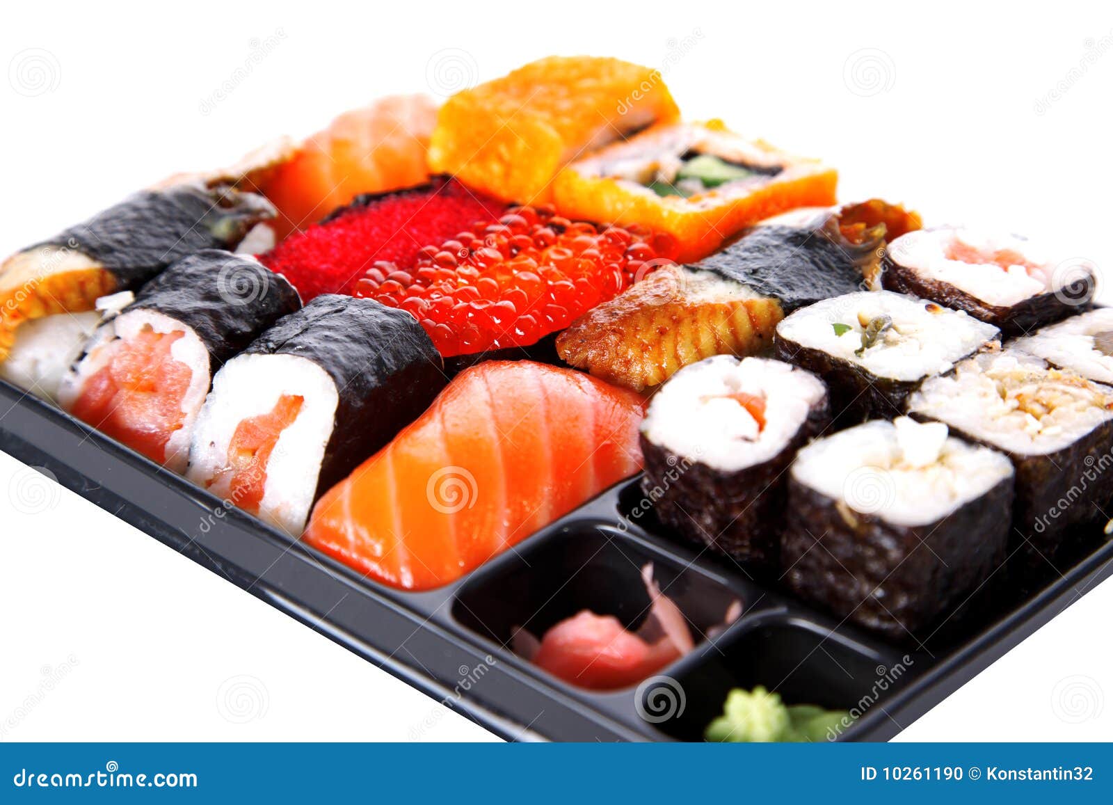 Japanese traditional sushi stock photo. Image of ginger - 10261190