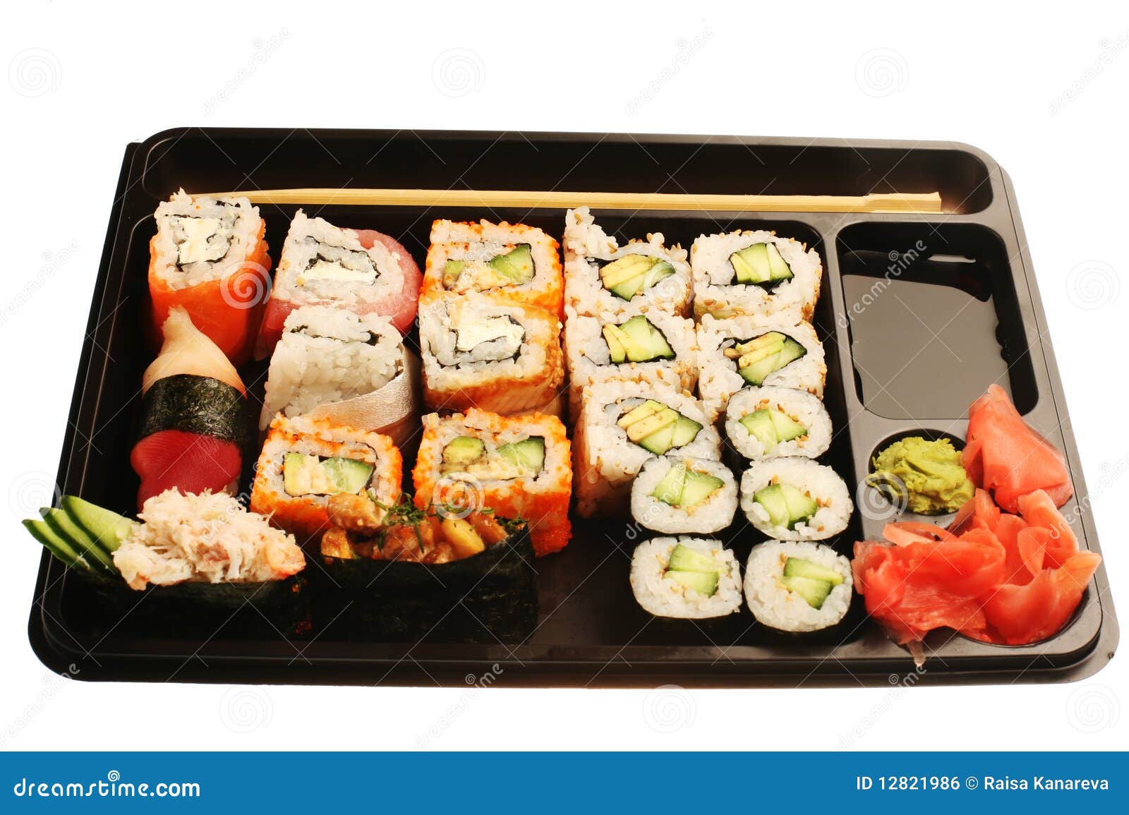 Japanese traditional sushi stock photo. Image of asian - 12821986