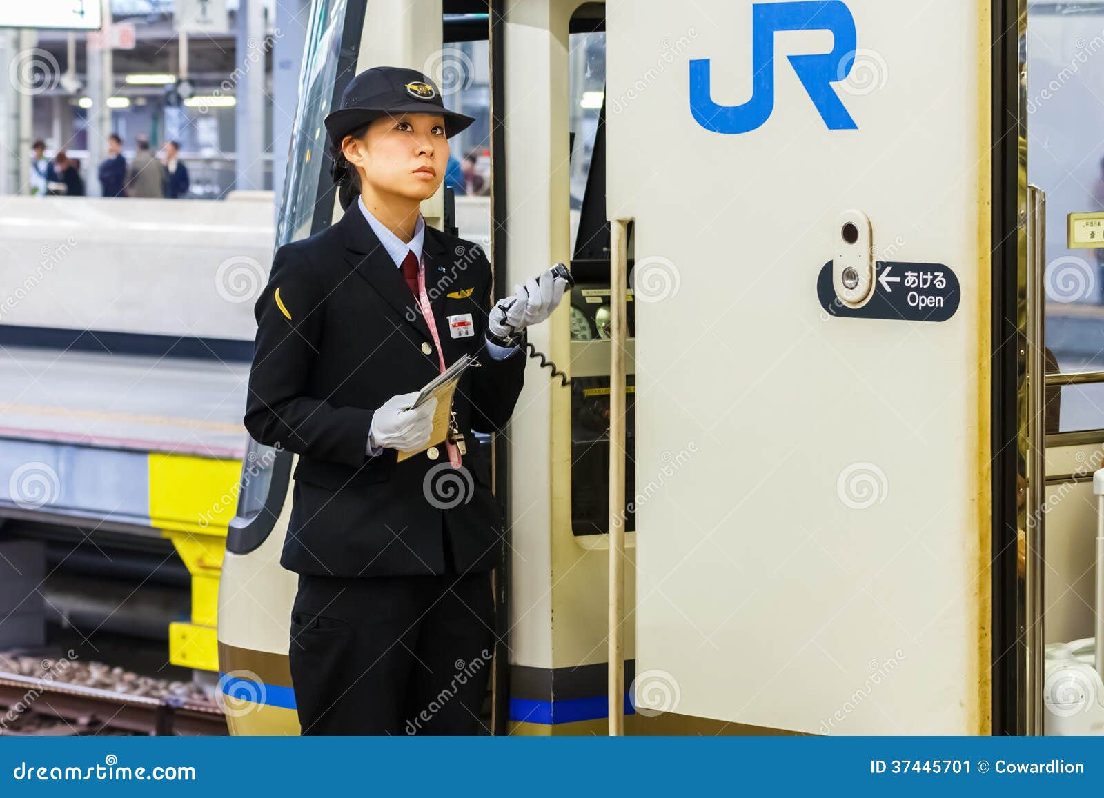 Japanese Train Conductor editorial photo. Image of conductor - 37445701