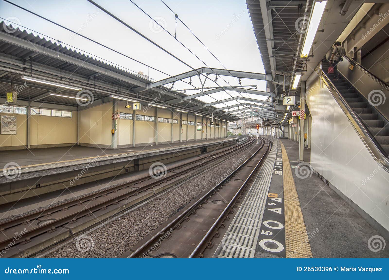 Japanese Train Station stock photo. Image of locomotive - 26530396
