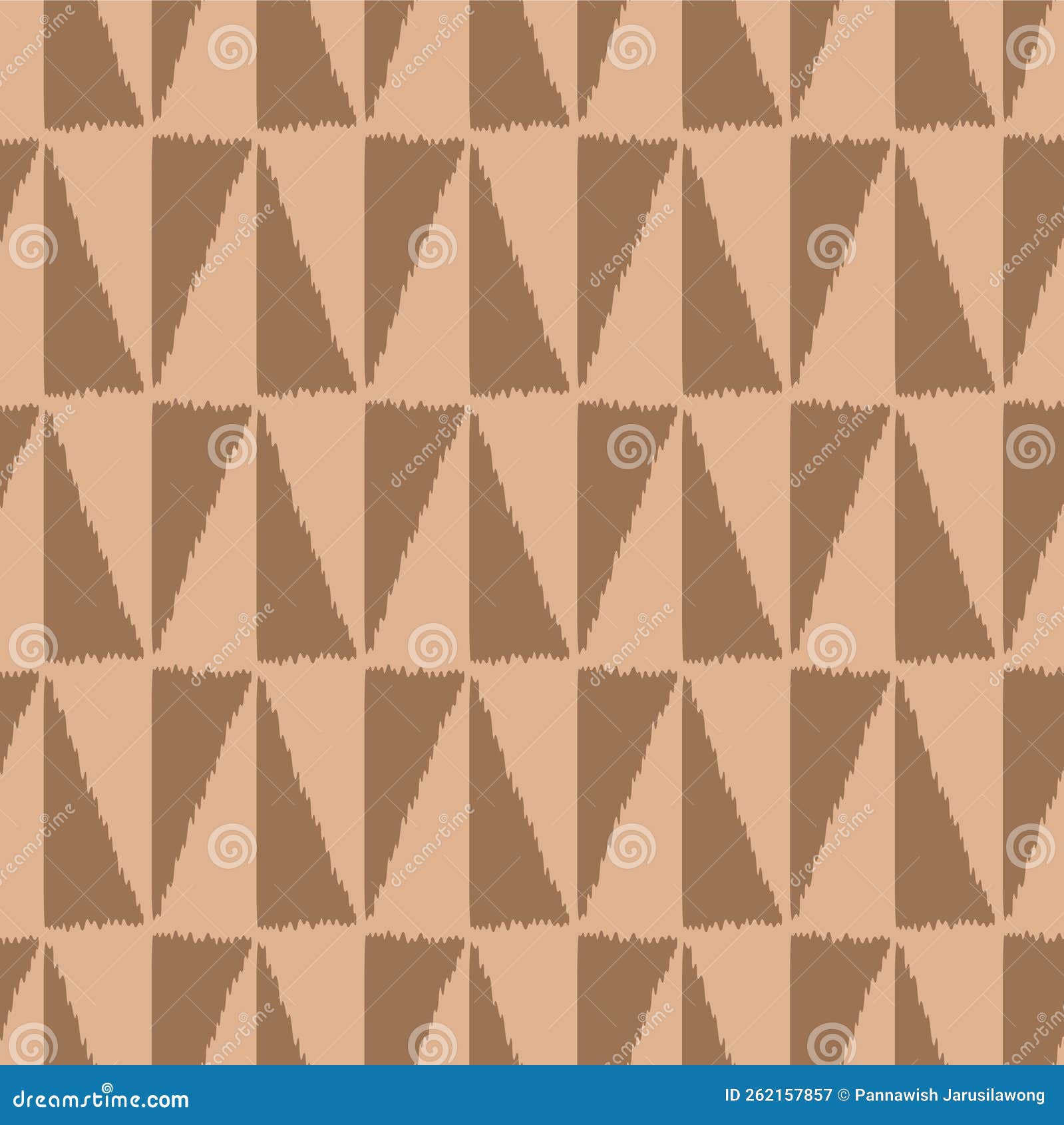 Triangle Checkered Pattern Circle Frame, Serrated Pattern Border ...