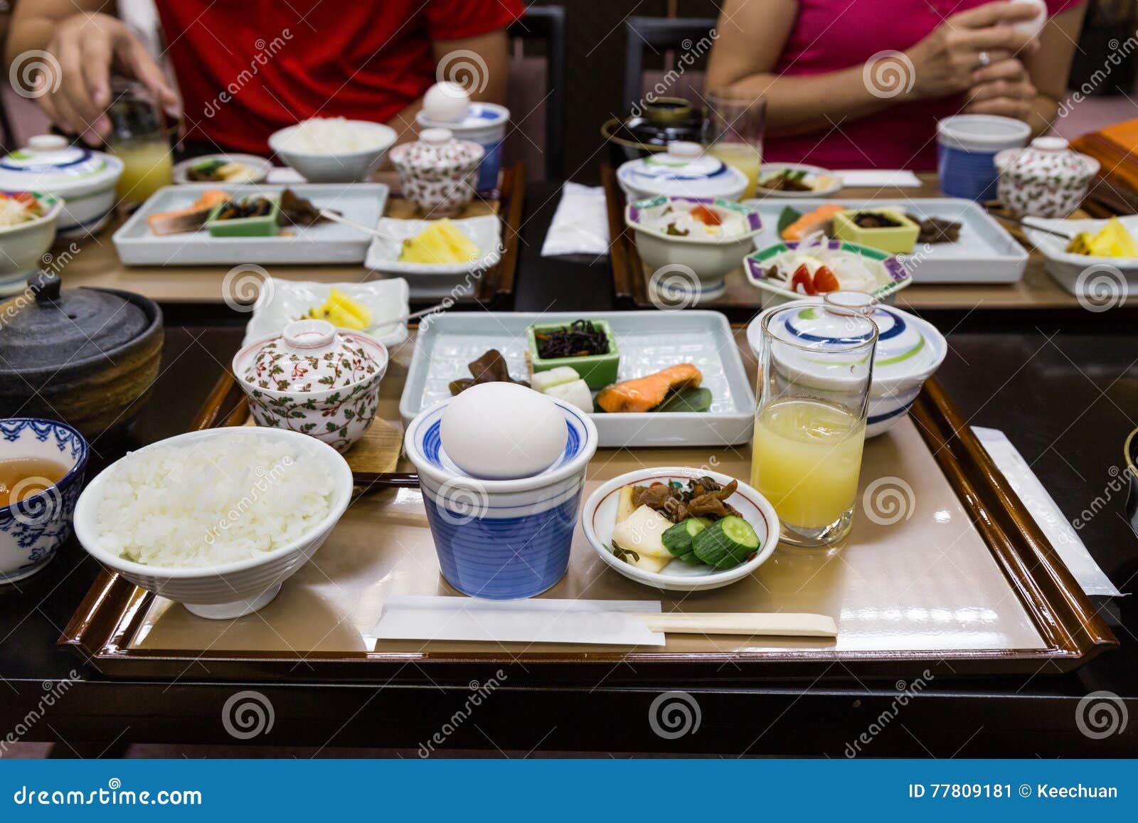 Japanese Typical Healthy Breakfast Set Stock Image - Image of japan ...
