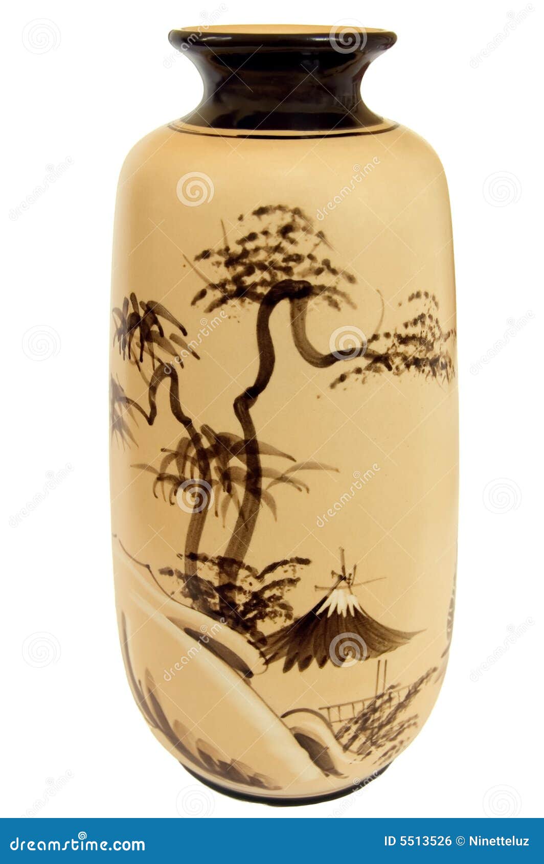 Japanese vase stock photo. Image of decorative, vase, material - 5513526