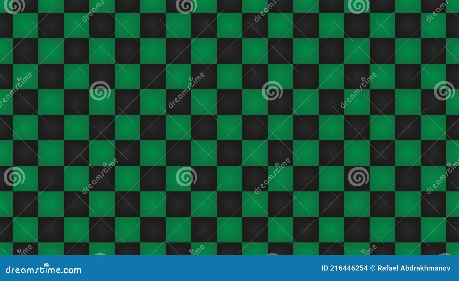 Japanese Vector Seamless Pattern of Green and Black Squares. Checkered ...