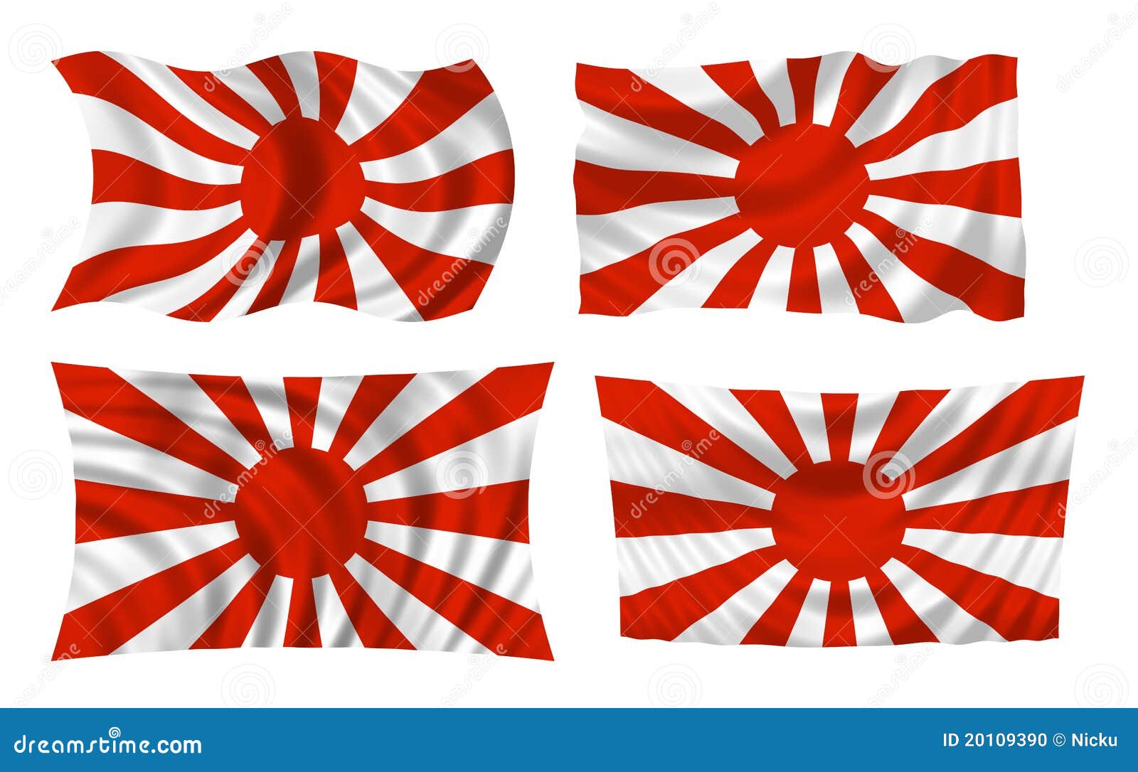 Japanese War Flag Stock Photo - Image: 20109390