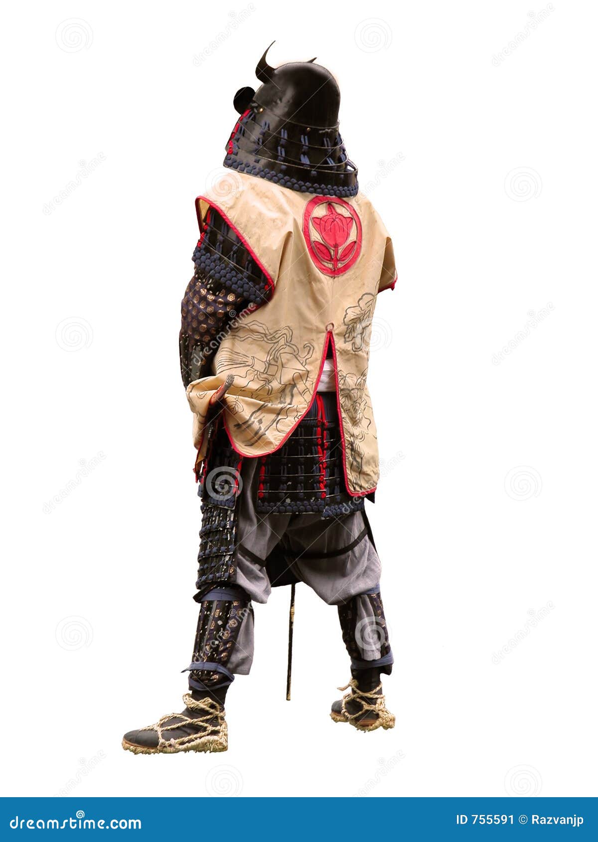 Japanese warrior isolation stock image. Image of infantry - 755591