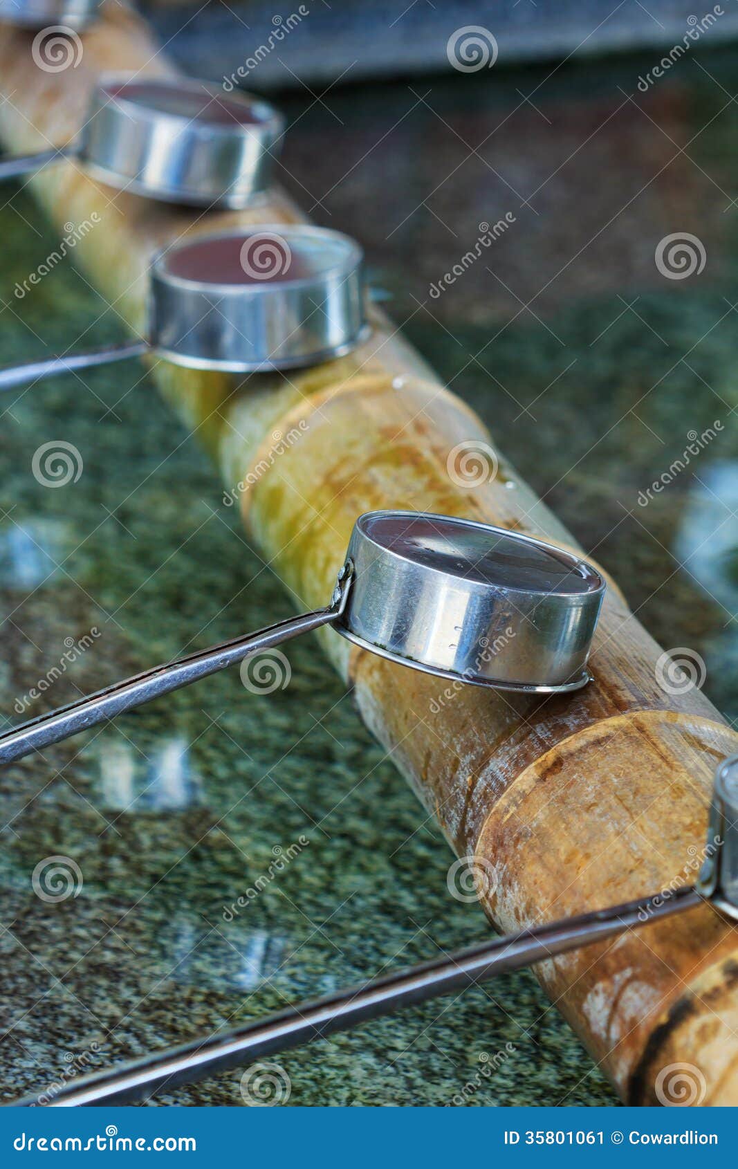 Japanese water dippers stock image. Image of purify, oriental - 35801061