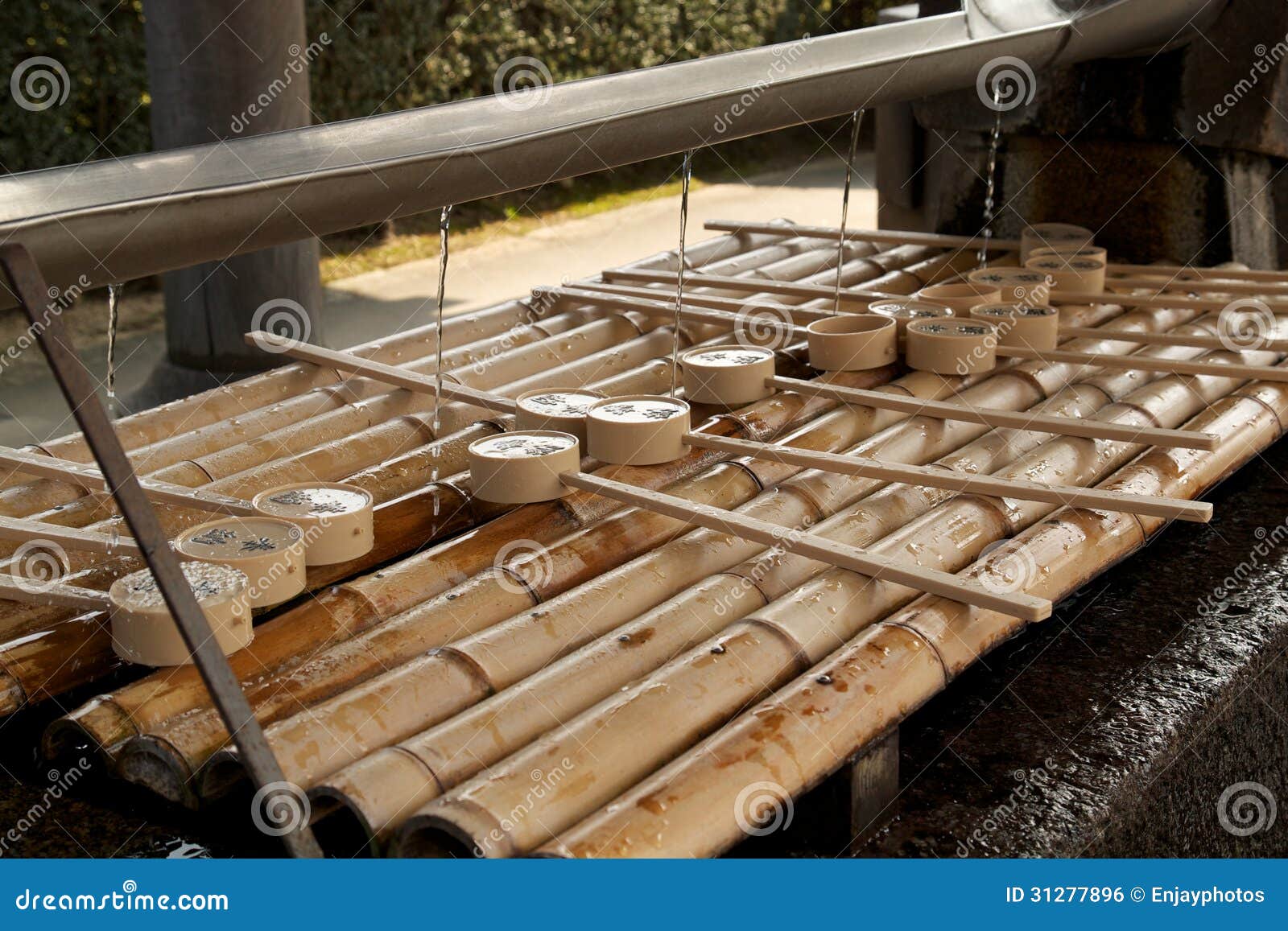 Japanese Water Ladles stock photo. Image of ladles, clean - 31277896