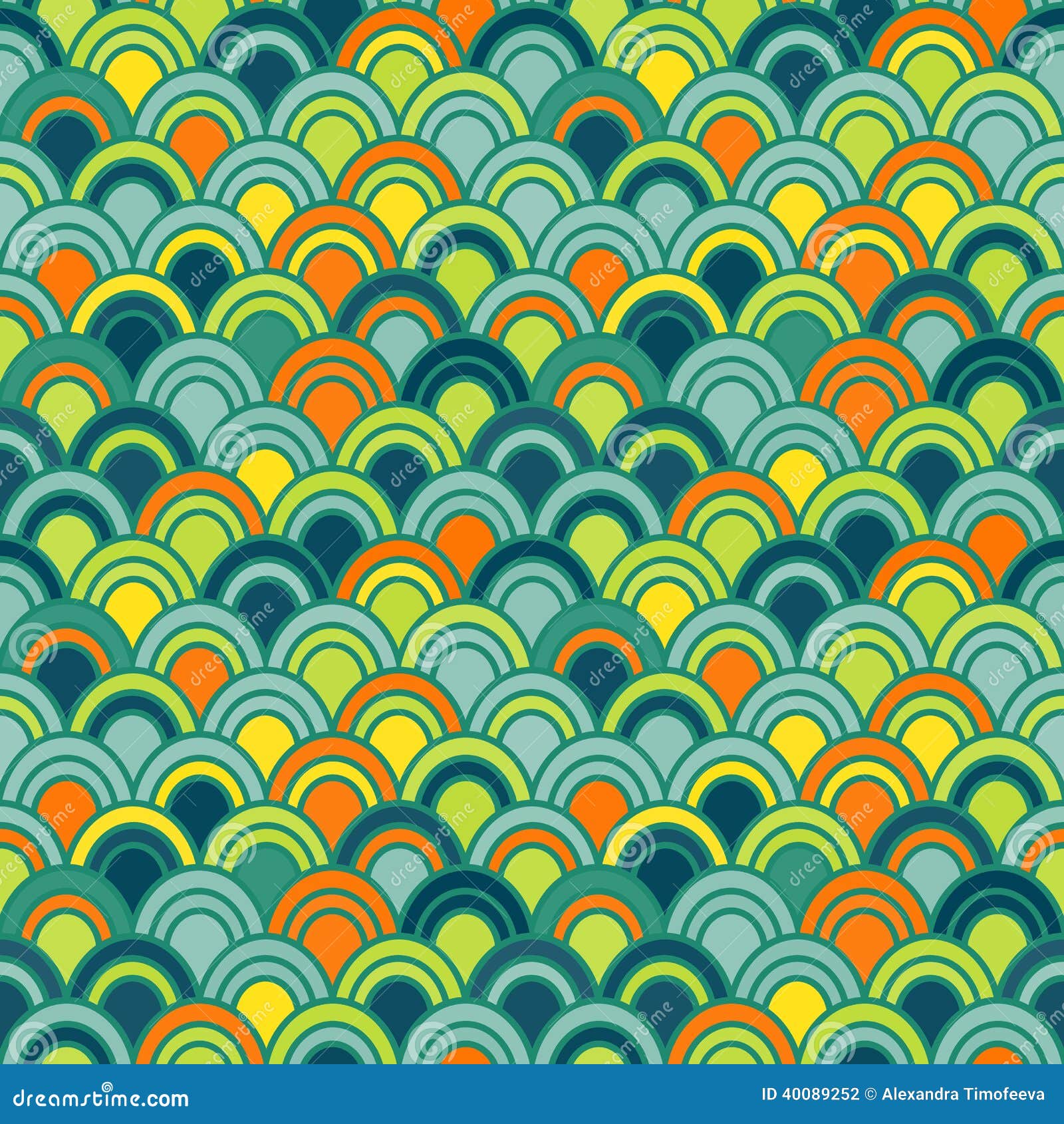 Japanese Wave Seamless Pattern Stock Vector - Illustration of flowing ...